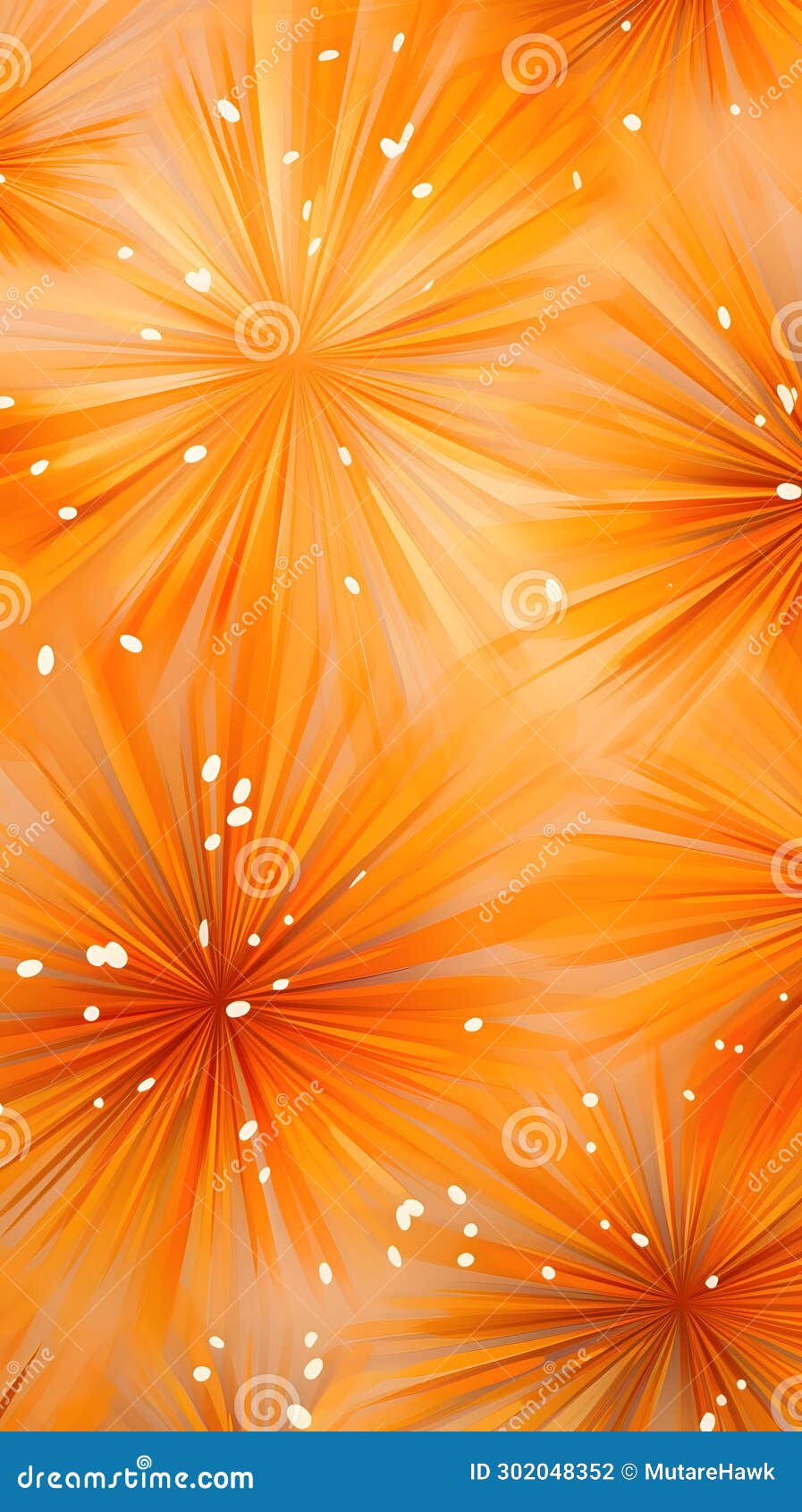 Orange Fireworks As Abstract Background, Wallpaper, Banner, Texture ...