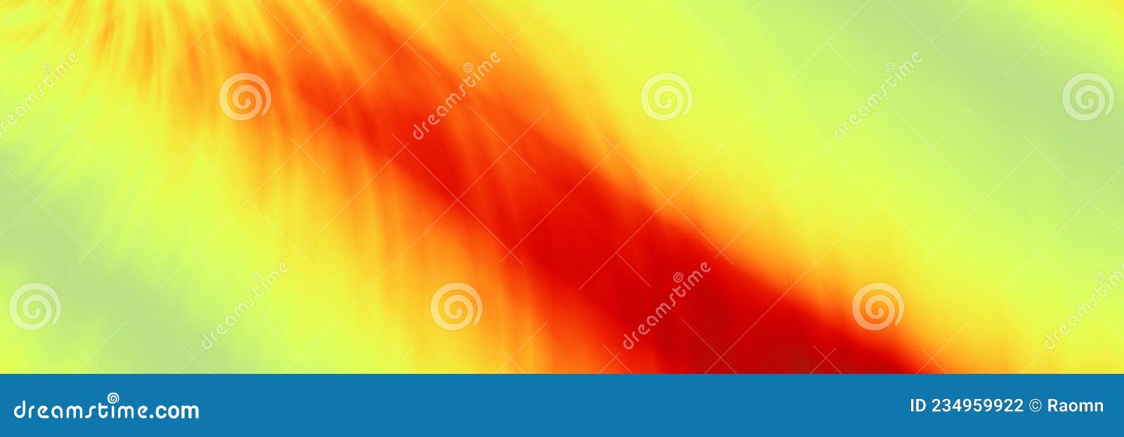 Orange Flame Abstract Widescreen Header Design Stock Illustration ...