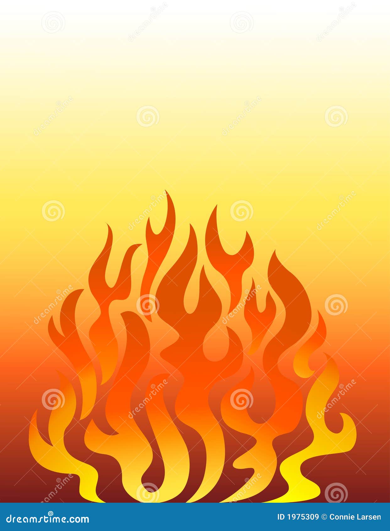 Orange Flame Background/eps Stock Vector - Illustration of flames, burn ...