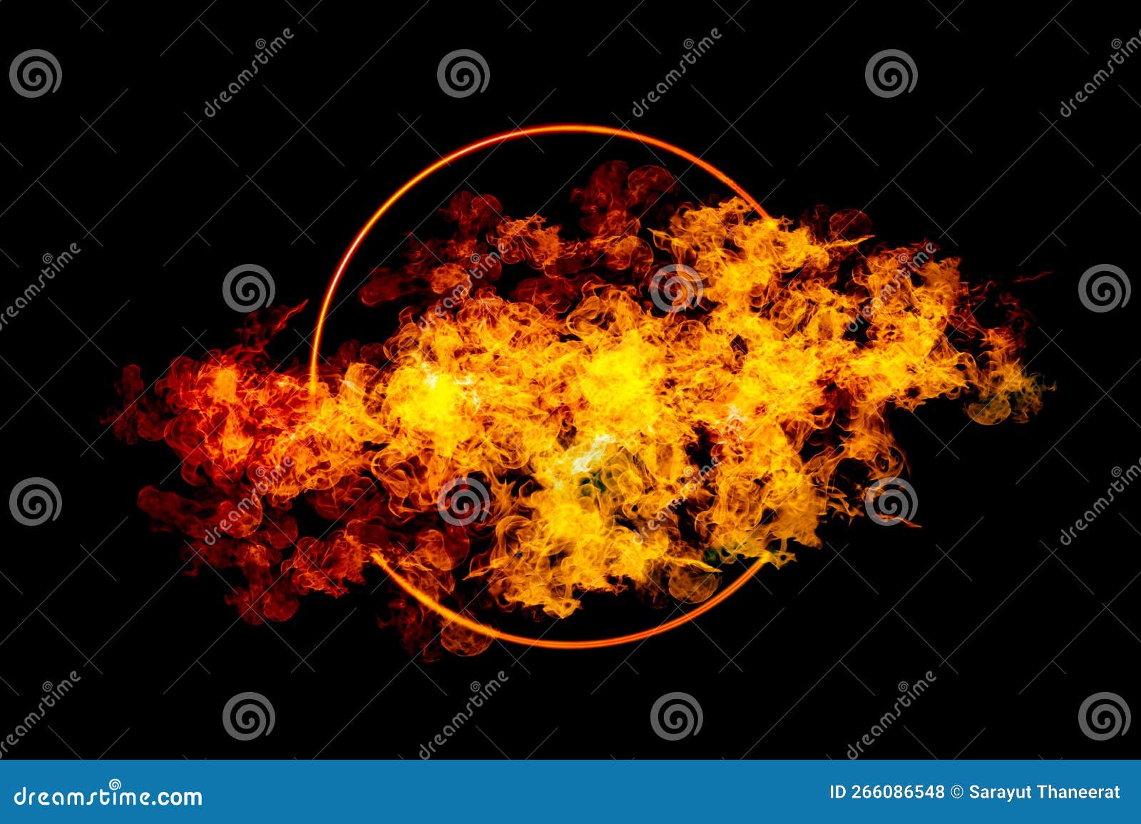 Flame In Circle Stock Photo | CartoonDealer.com #126399378