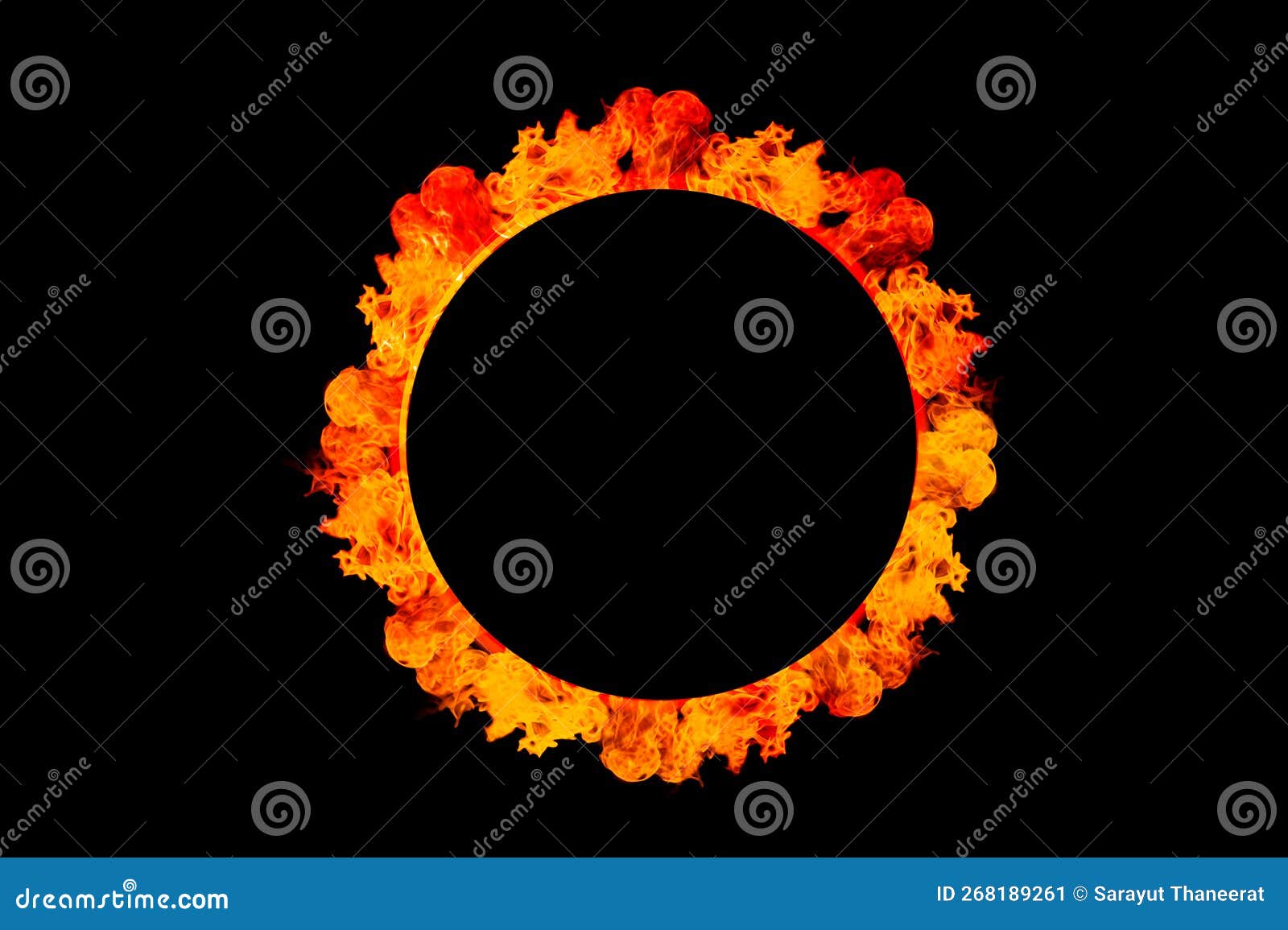Flame In Circle Stock Photo | CartoonDealer.com #126399378