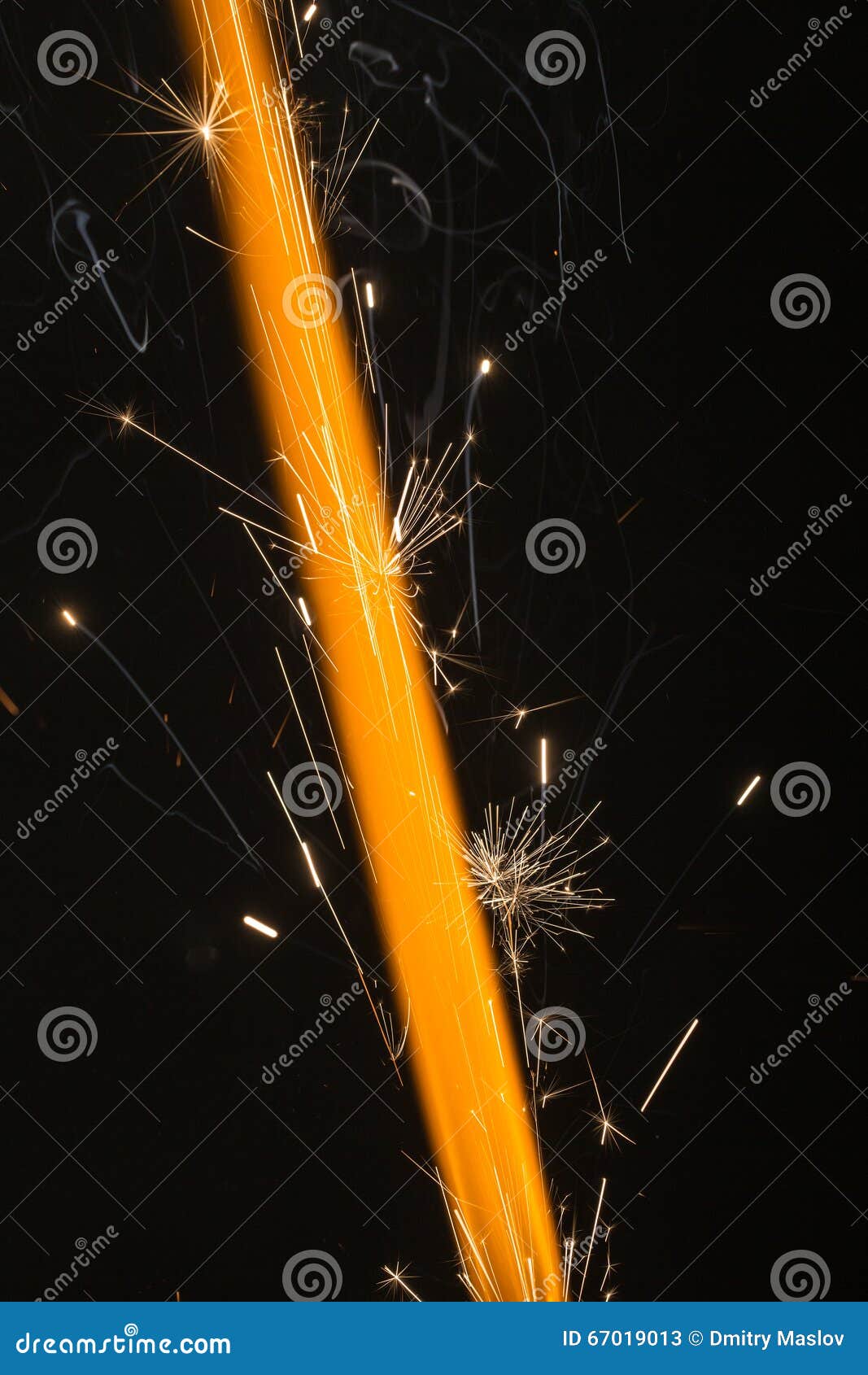Orange flame with sparks stock image. Image of nature - 67019013