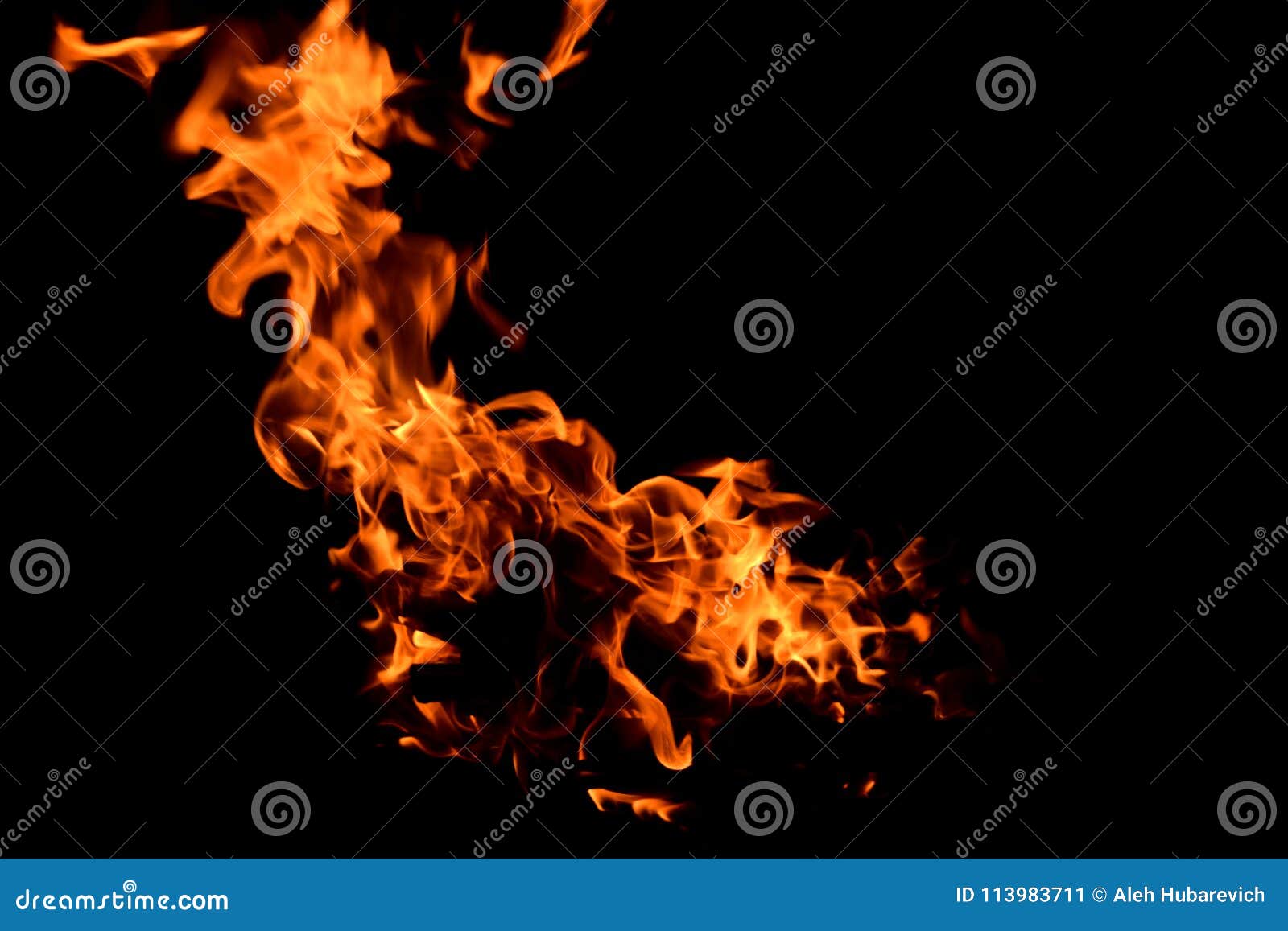 Orange flames stock image. Image of danger, warm, heat - 113983711