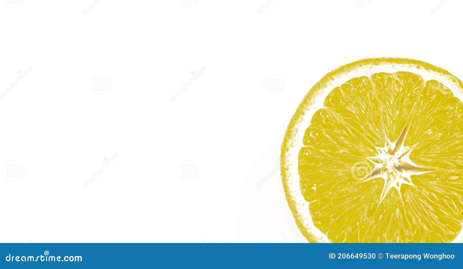 Orange Flat Lay Half Slice Closeup with Pulp of Orange Which is Orange ...