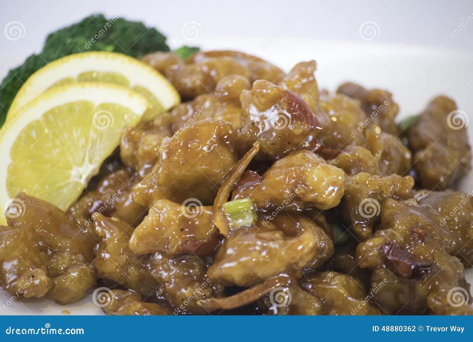 Orange Flavored Chicken stock photo. Image of japanese - 48880362