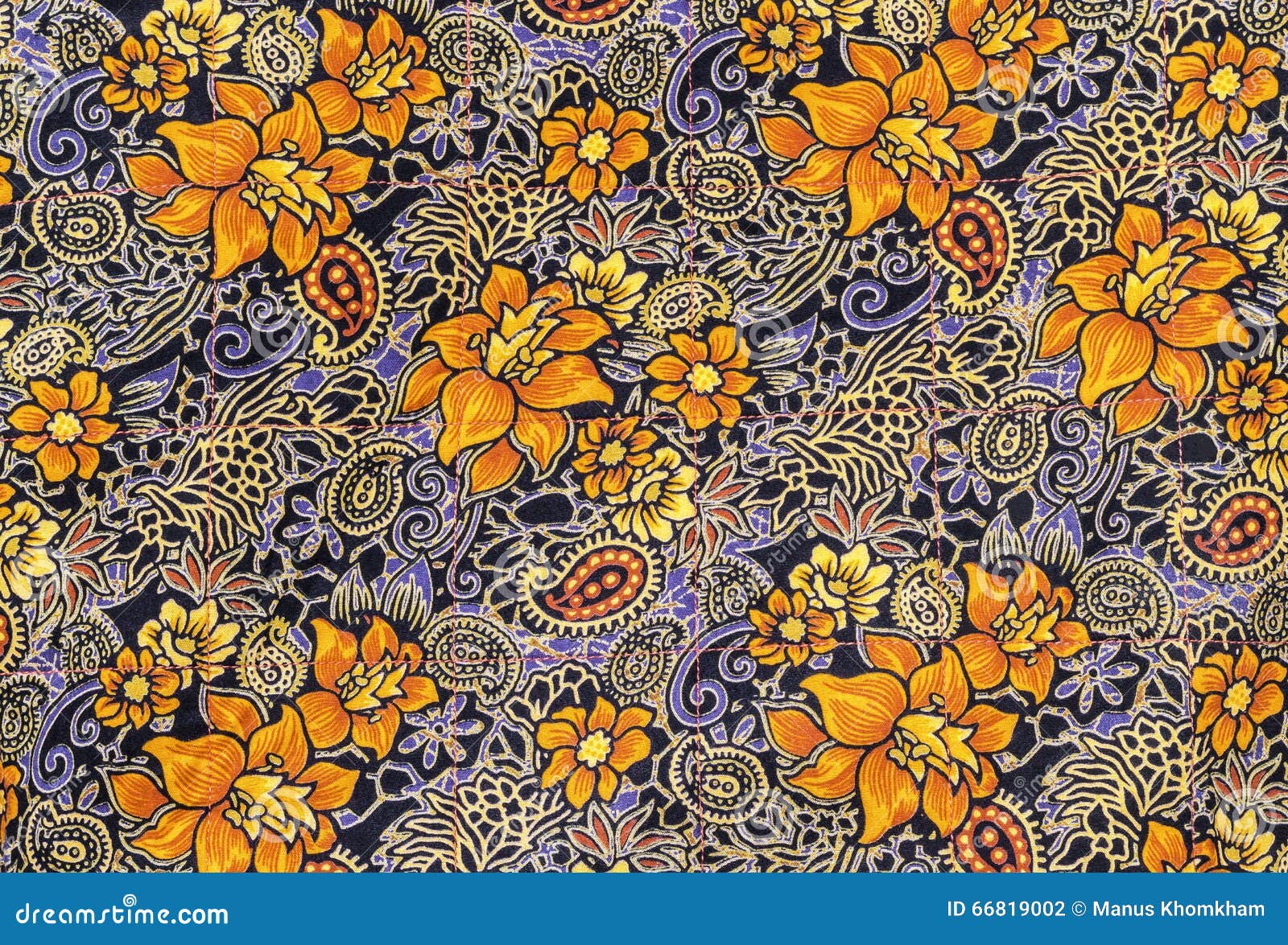 Batik Fabric Texture - Seamless Background Royalty-Free Stock Image ...