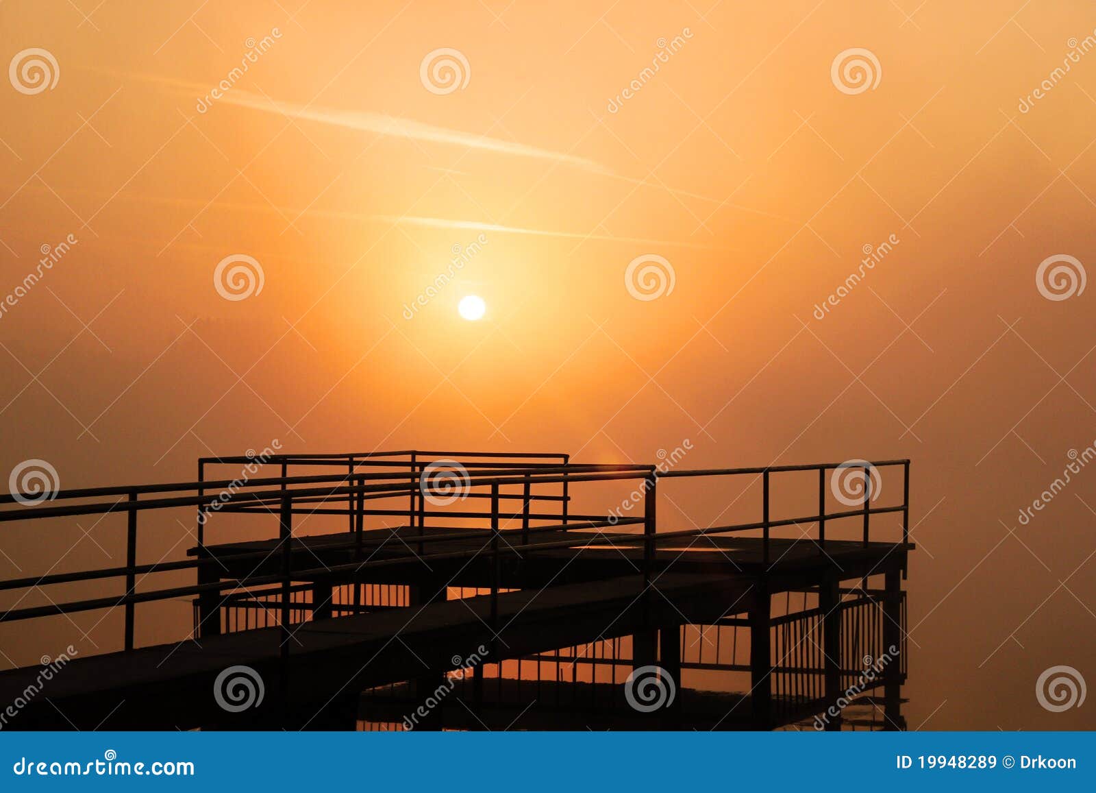 Orange fog stock image. Image of lake, nature, charm - 19948289