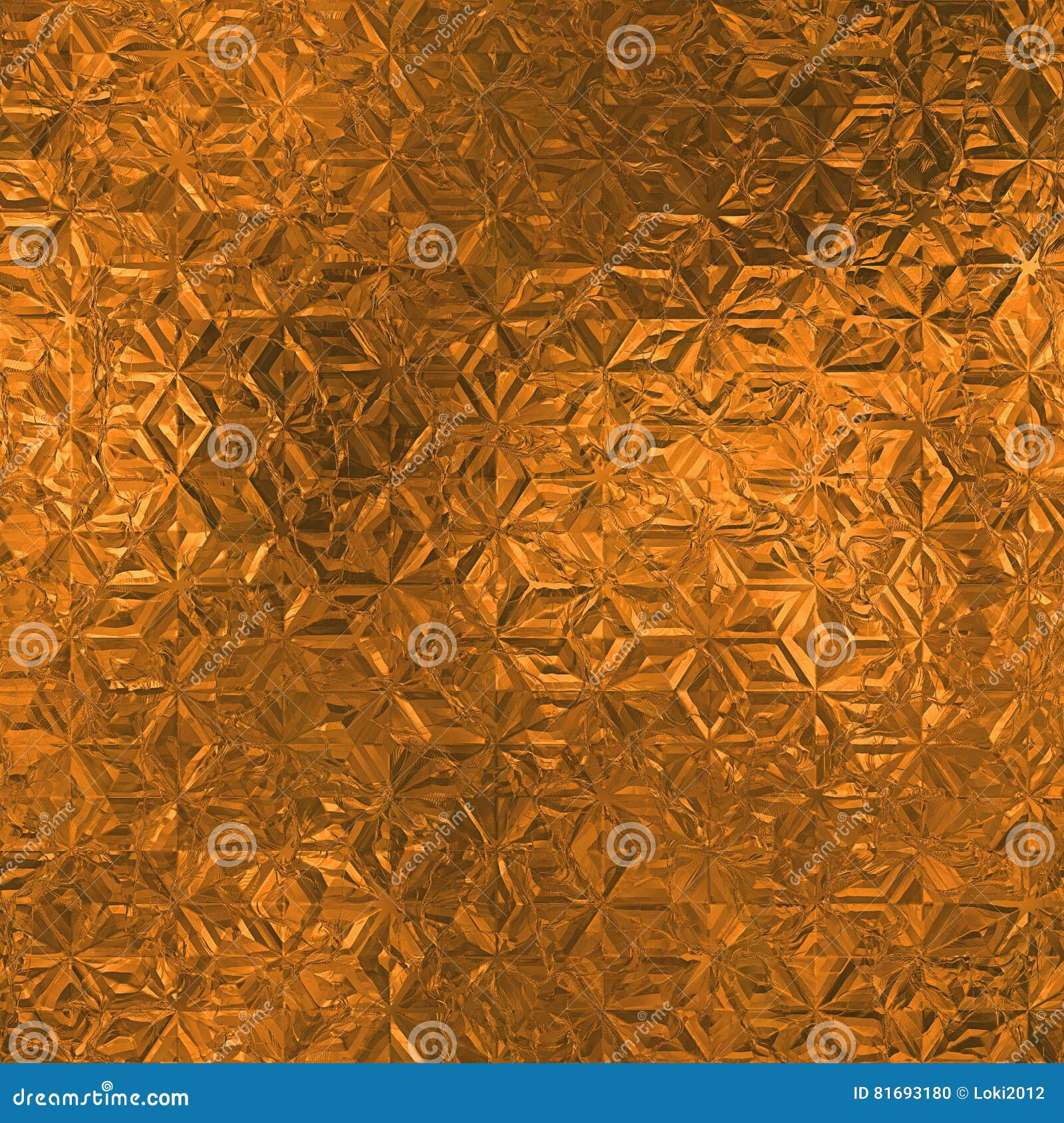 Orange Foil Seamless And Tileable Background Texture. Stock Photography ...
