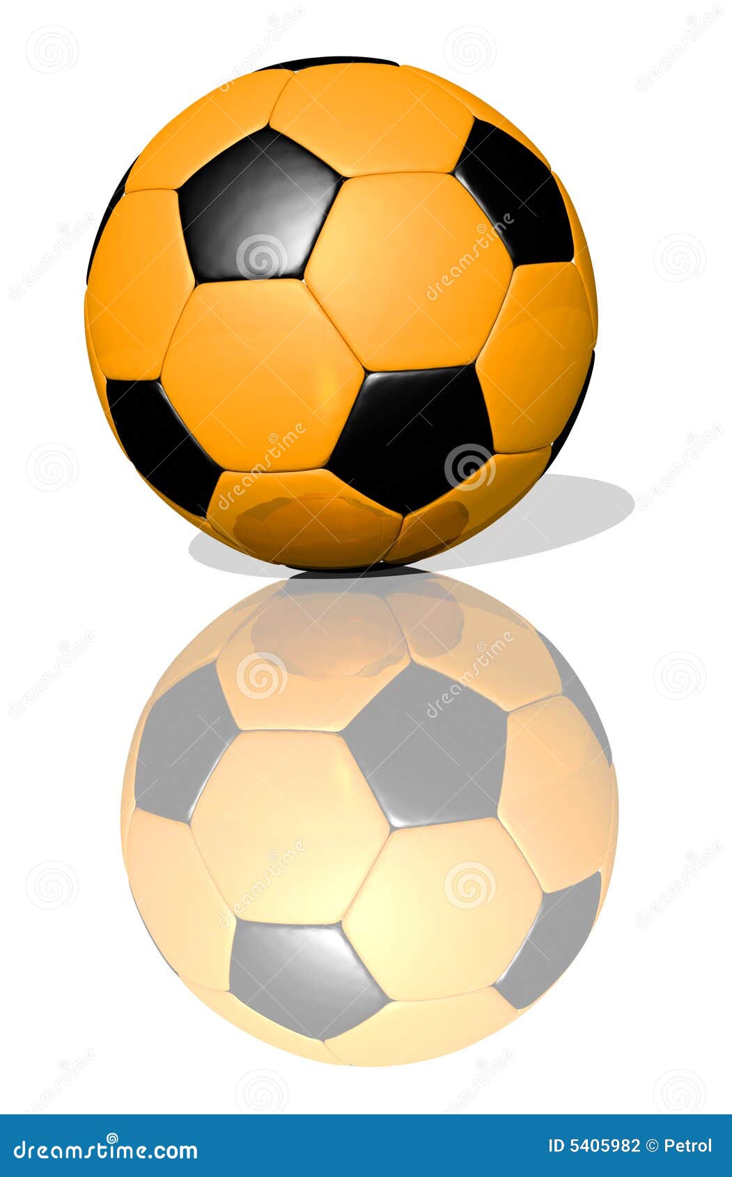 Orange football stock illustration. Illustration of olympics - 5405982