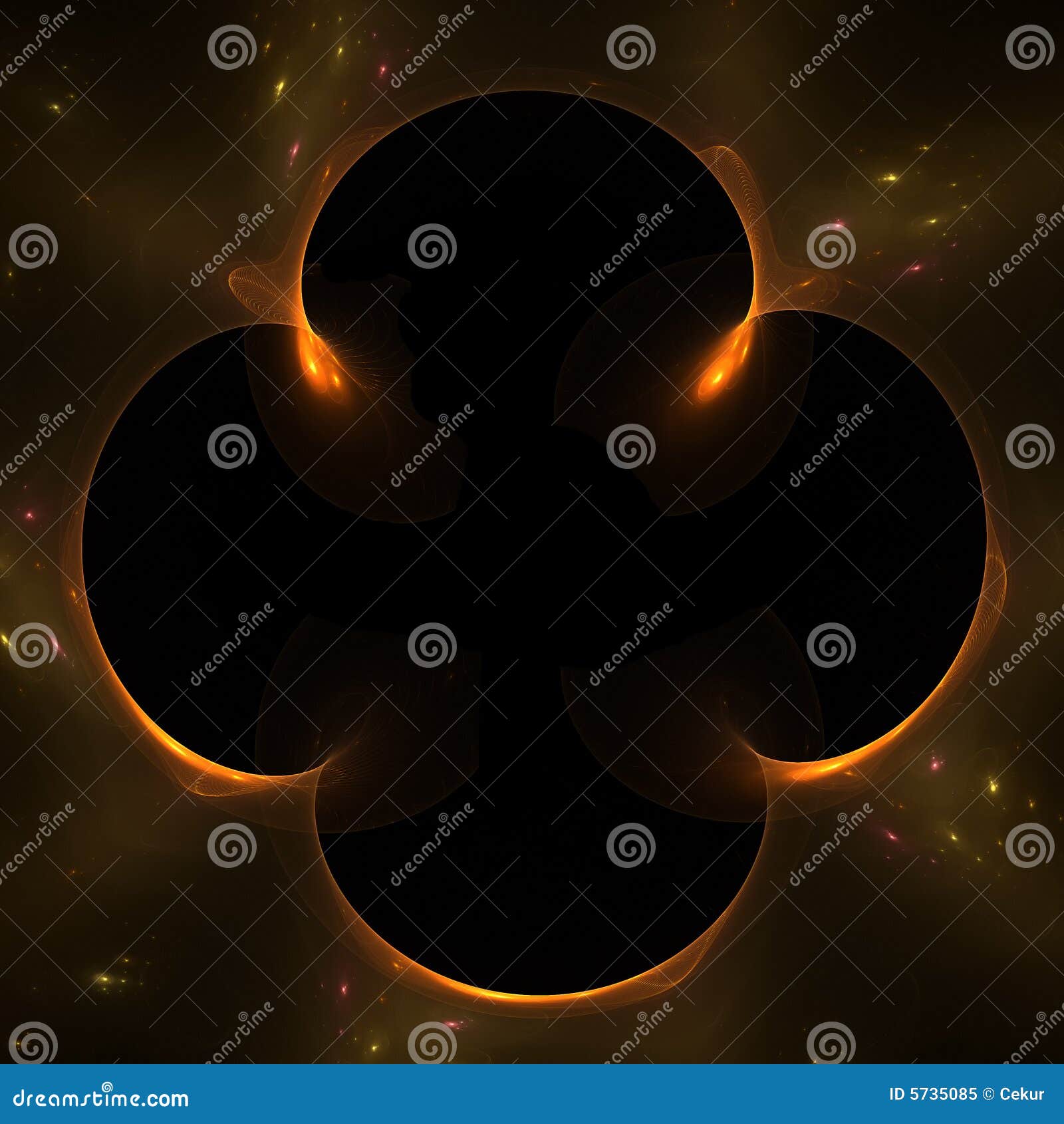 Orange fractal frame stock illustration. Illustration of orange - 5735085