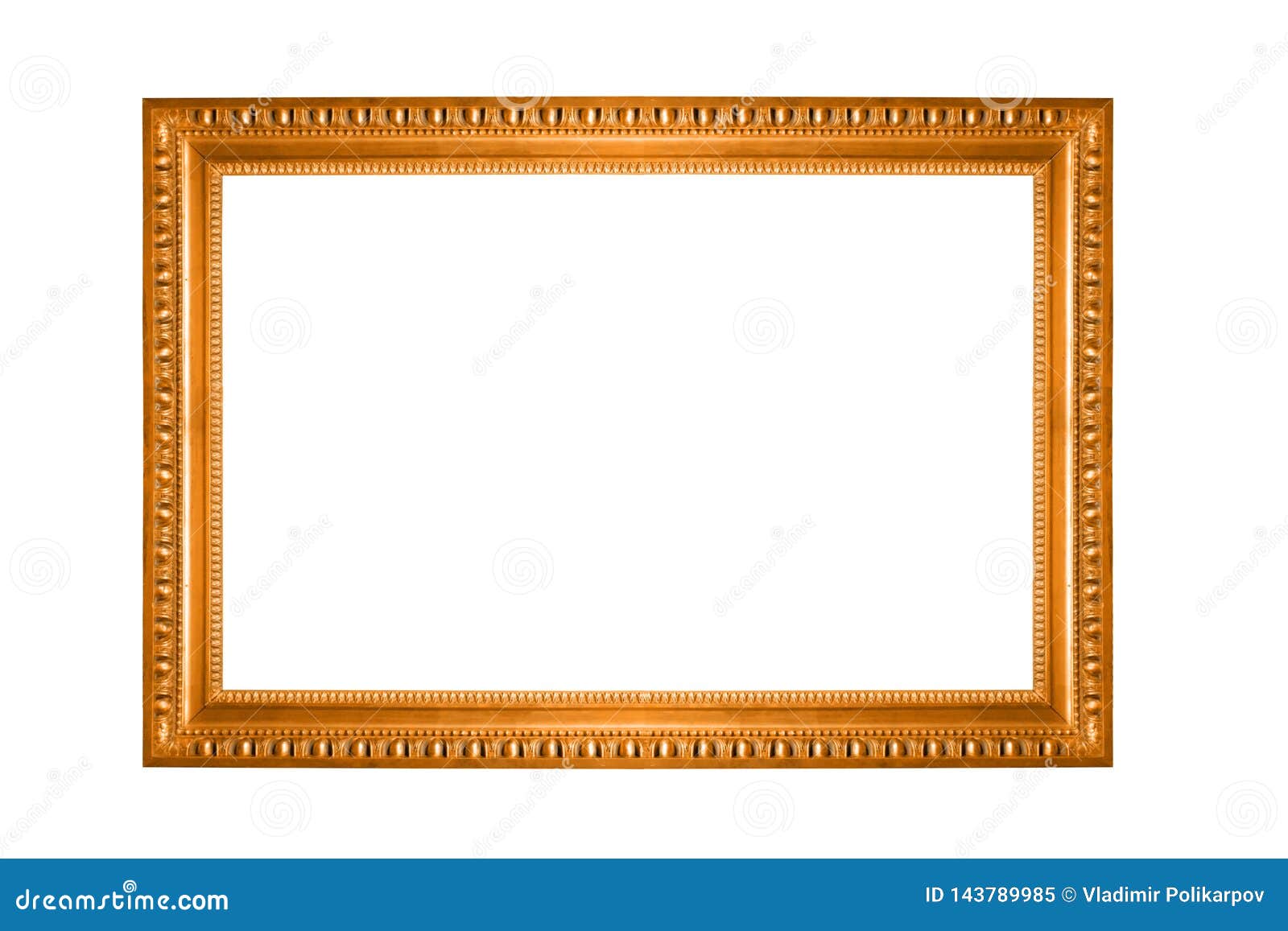 Beautiful Orange Frame Isolated On White Background Stock Image - Image ...