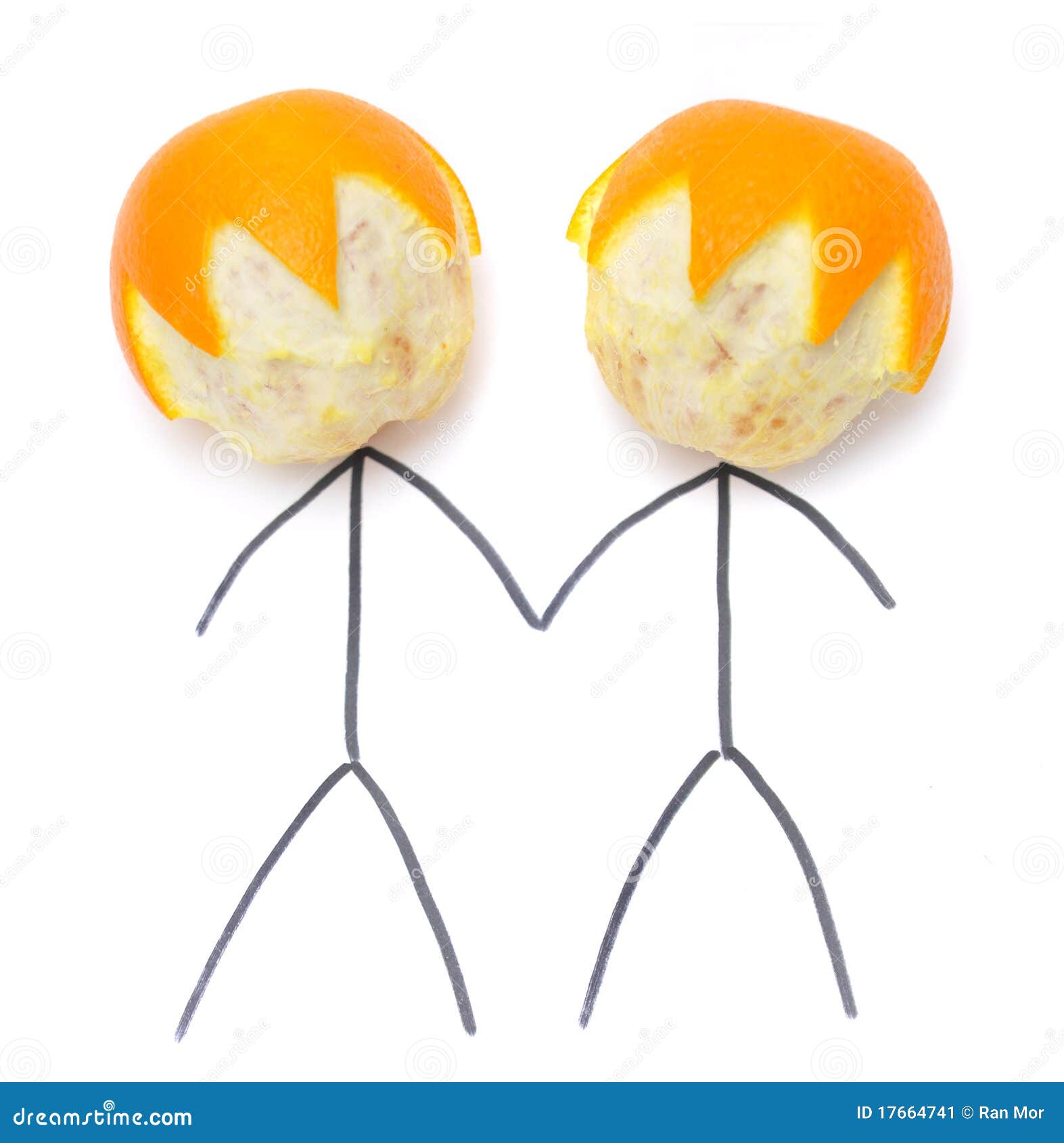 Orange Friends stock image. Image of hands, orange, symbol - 17664741