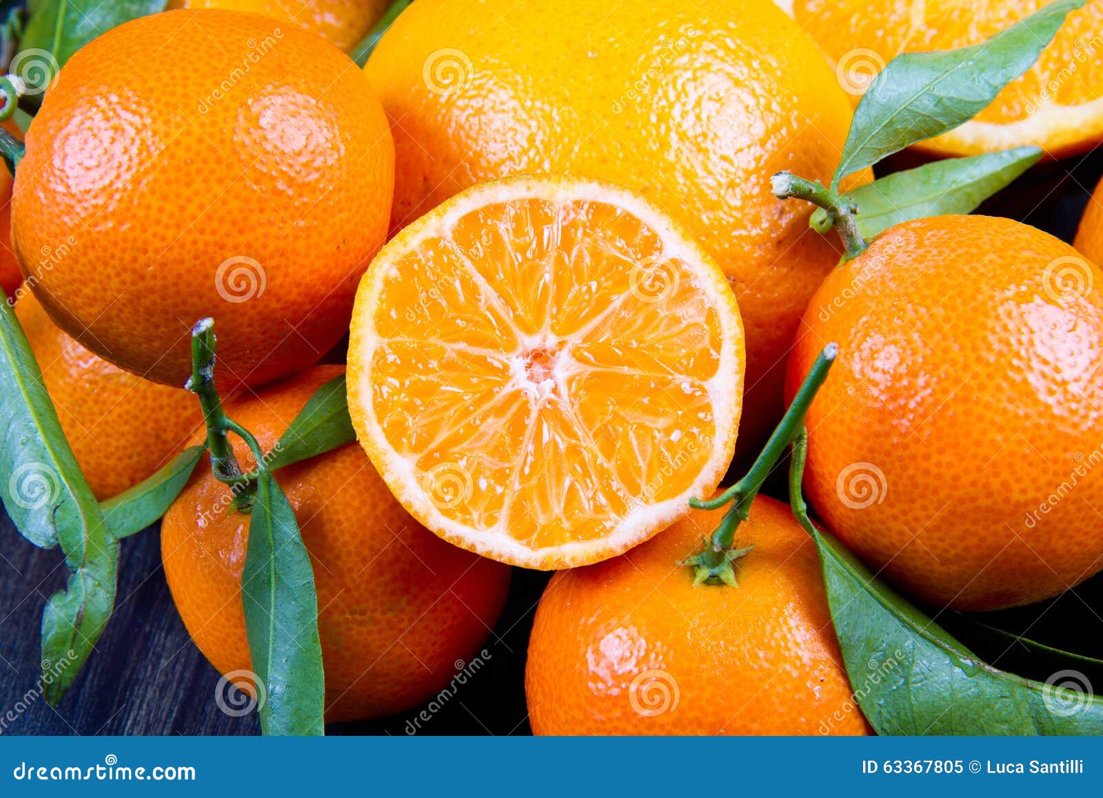 Orange Fruit and Fresh Tangerines Oranges Stock Image - Image of juice ...