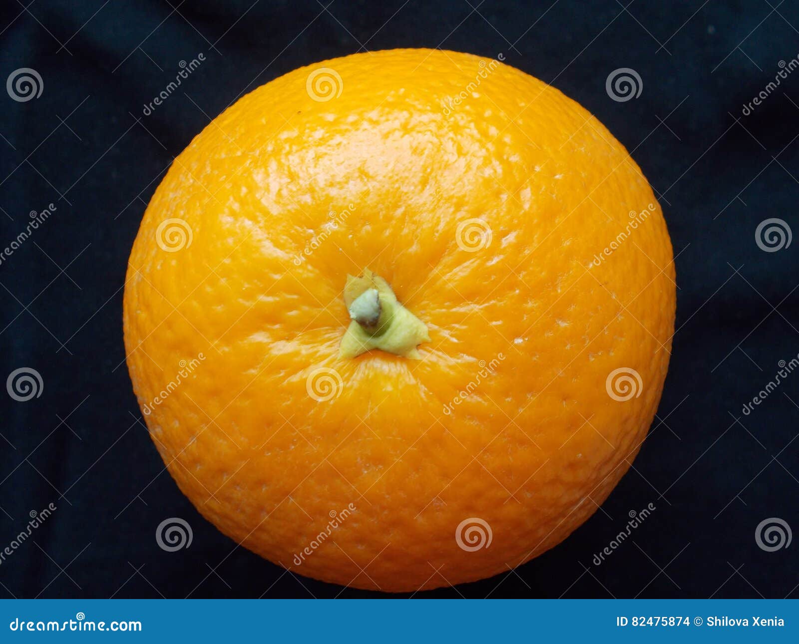Orange Fruit Isolated on Dark. Stock Photo - Image of ingredient ...