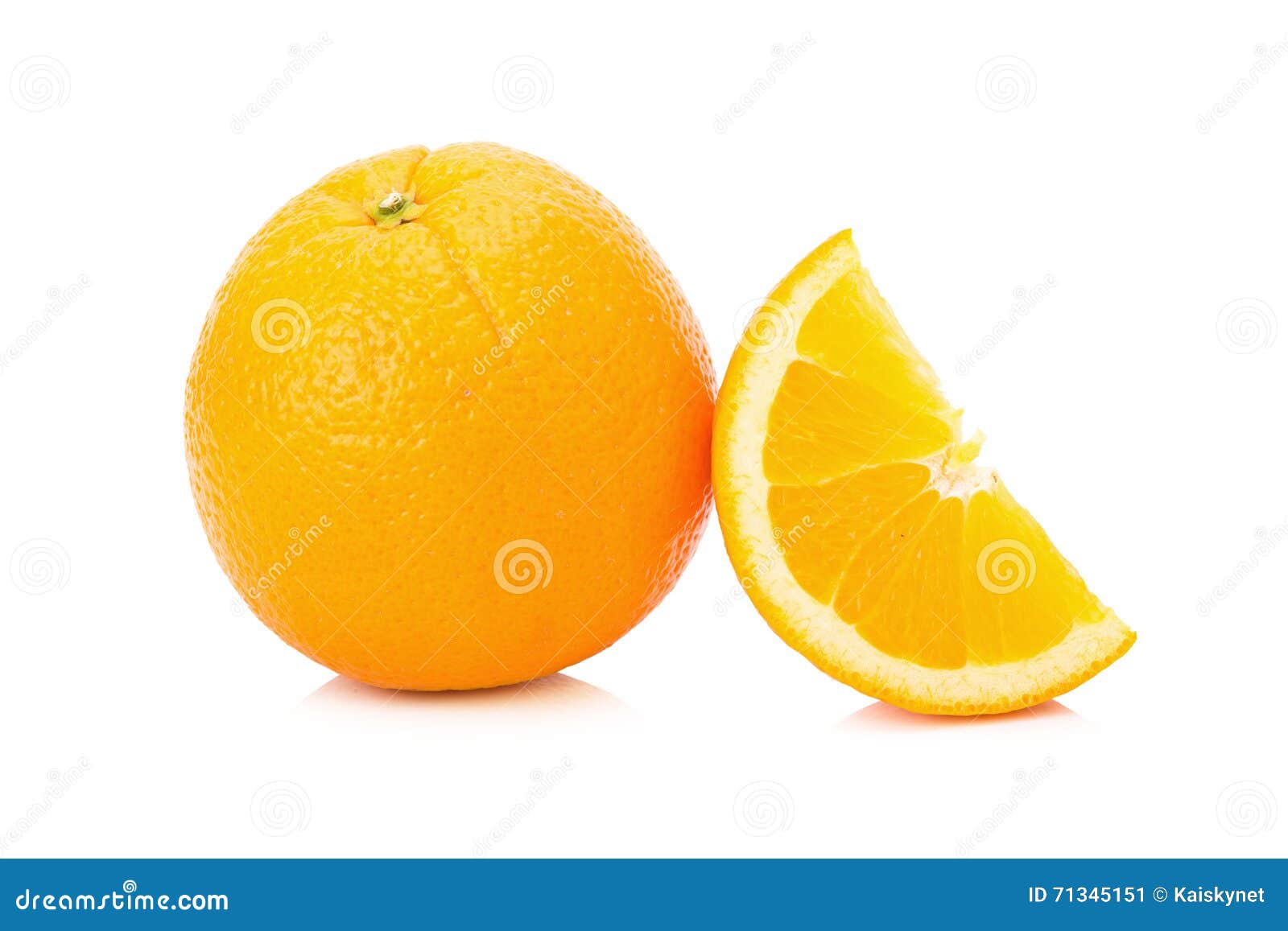 Orange Fruit Isolated on White Stock Image - Image of studio, sweet ...