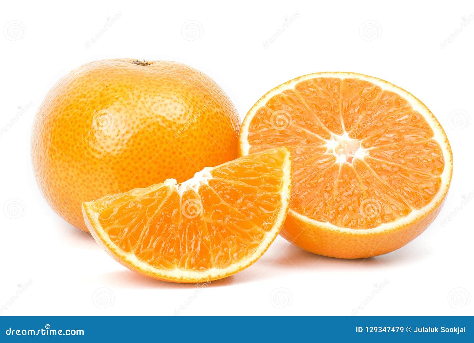 Orange fruit isolated. stock image. Image of round, fresh - 129347479