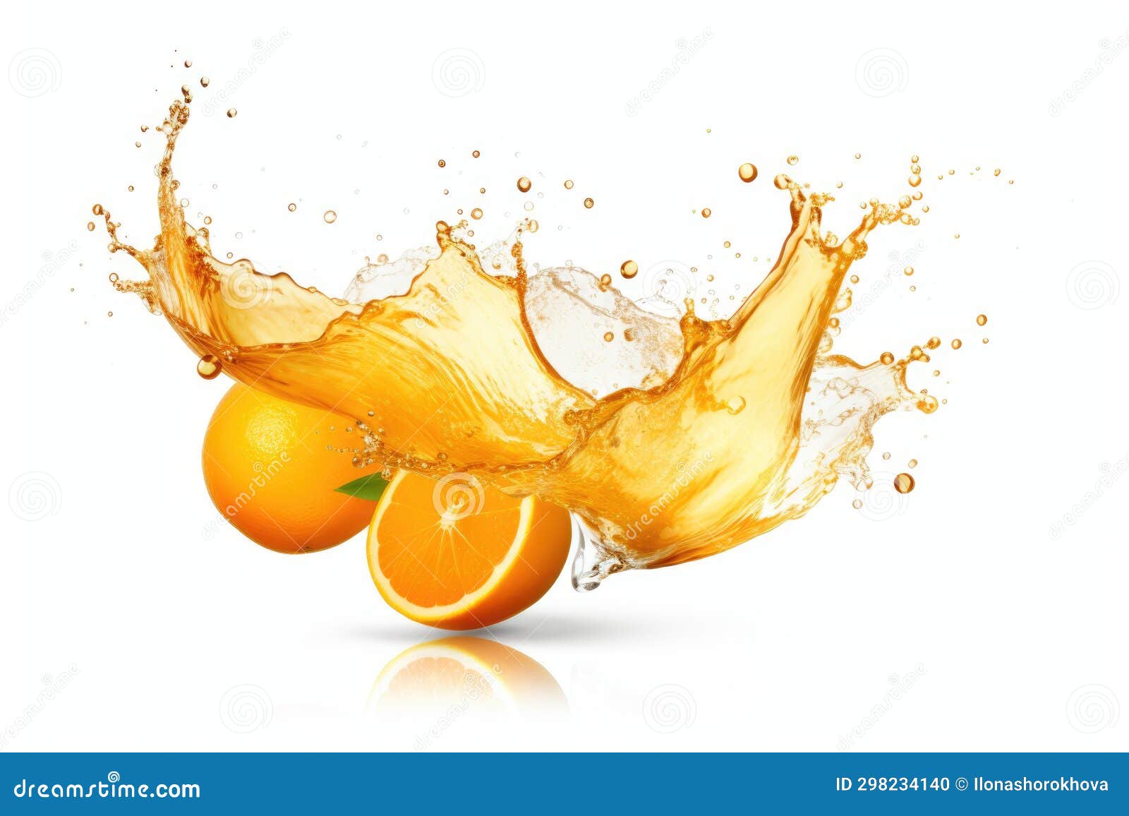 Orange Fruit Juice Splash. AI Generated Stock Photo - Image of splash ...