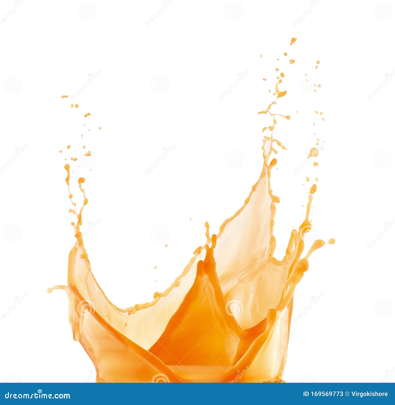 ORANGE FRUIT JUICE SPLASH stock image. Image of colour - 169569773