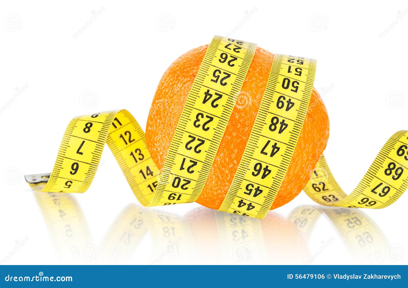 Orange Fruit with Measurement Stock Photo - Image of healthy, fruit ...
