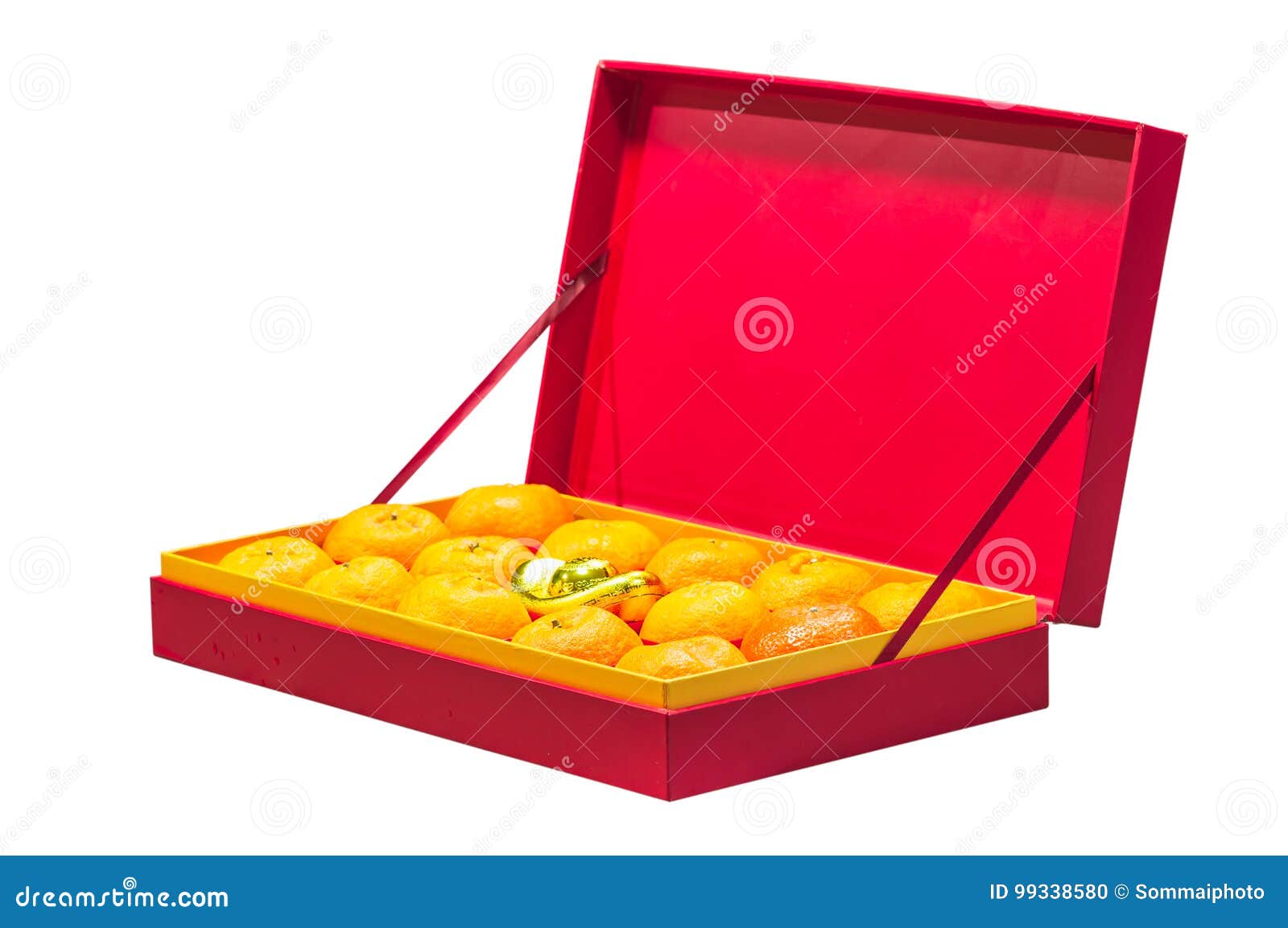 Orange fruit in red box stock photo. Image of chinese - 99338580