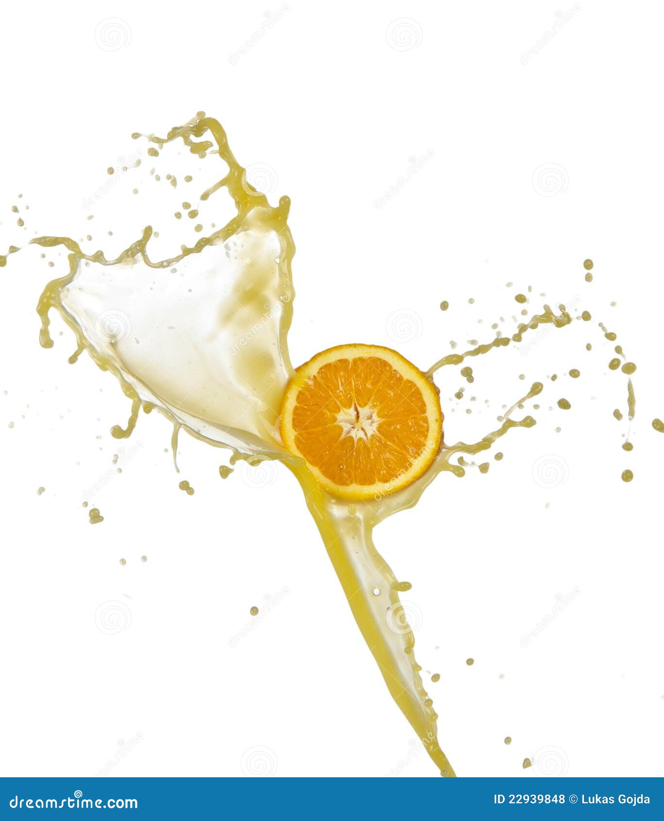 Orange Fruits and Splashing Juice Stock Photo - Image of bright ...