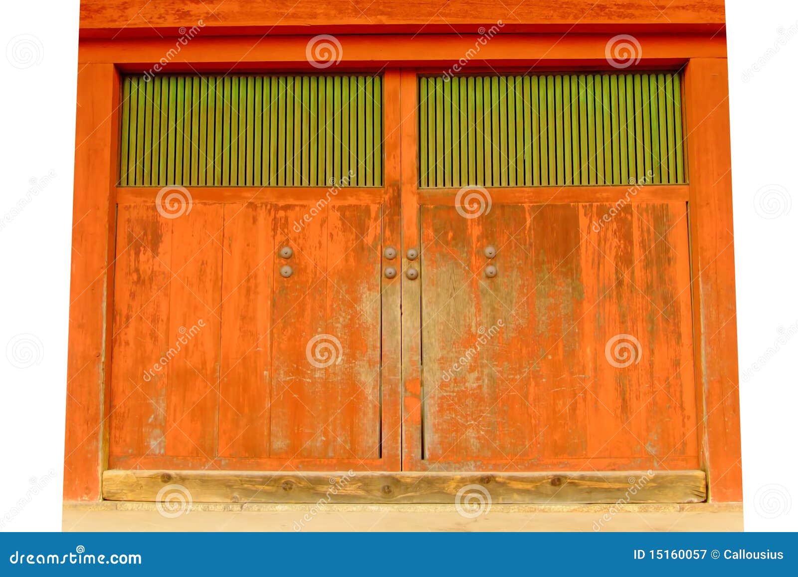Orange Gate stock image. Image of architecture, buddhism - 15160057