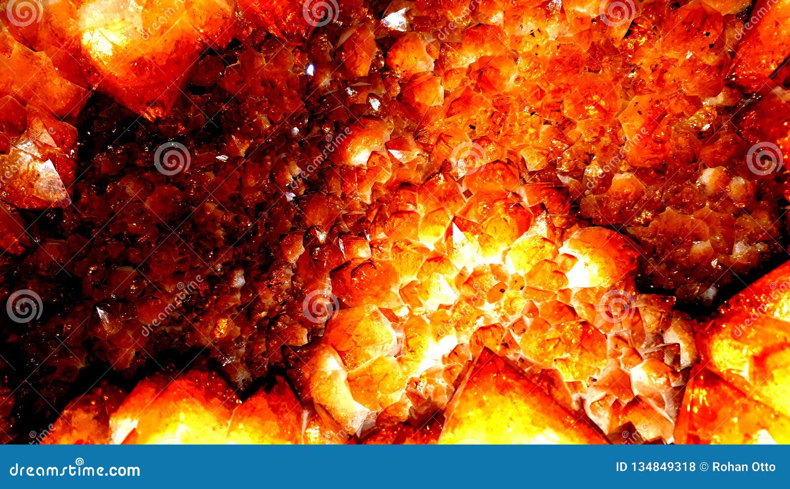 Orange geode edit stock photo. Image of warm, crystal - 134849318