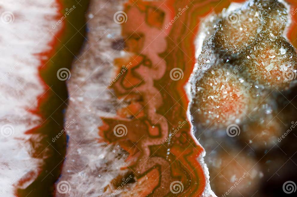 Orange Geode Macro stock image. Image of intricate, pink - 51161015