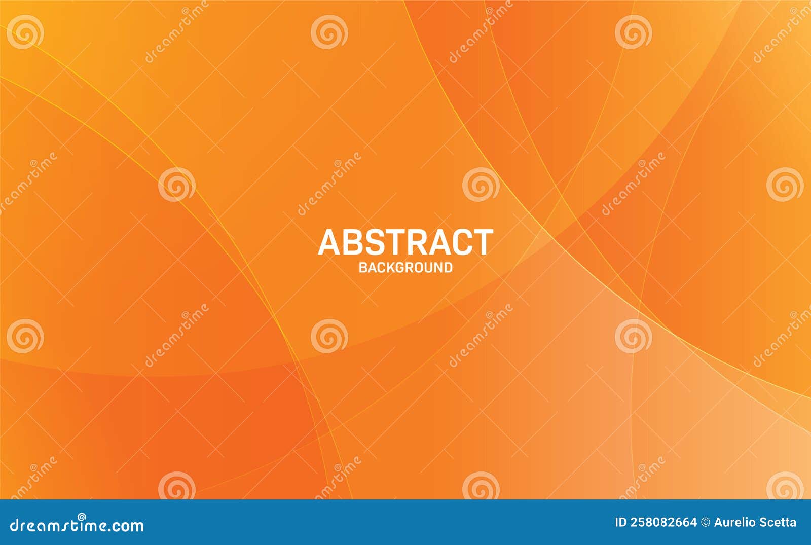 Orange Geometric Abstract Background Stock Vector - Illustration of ...