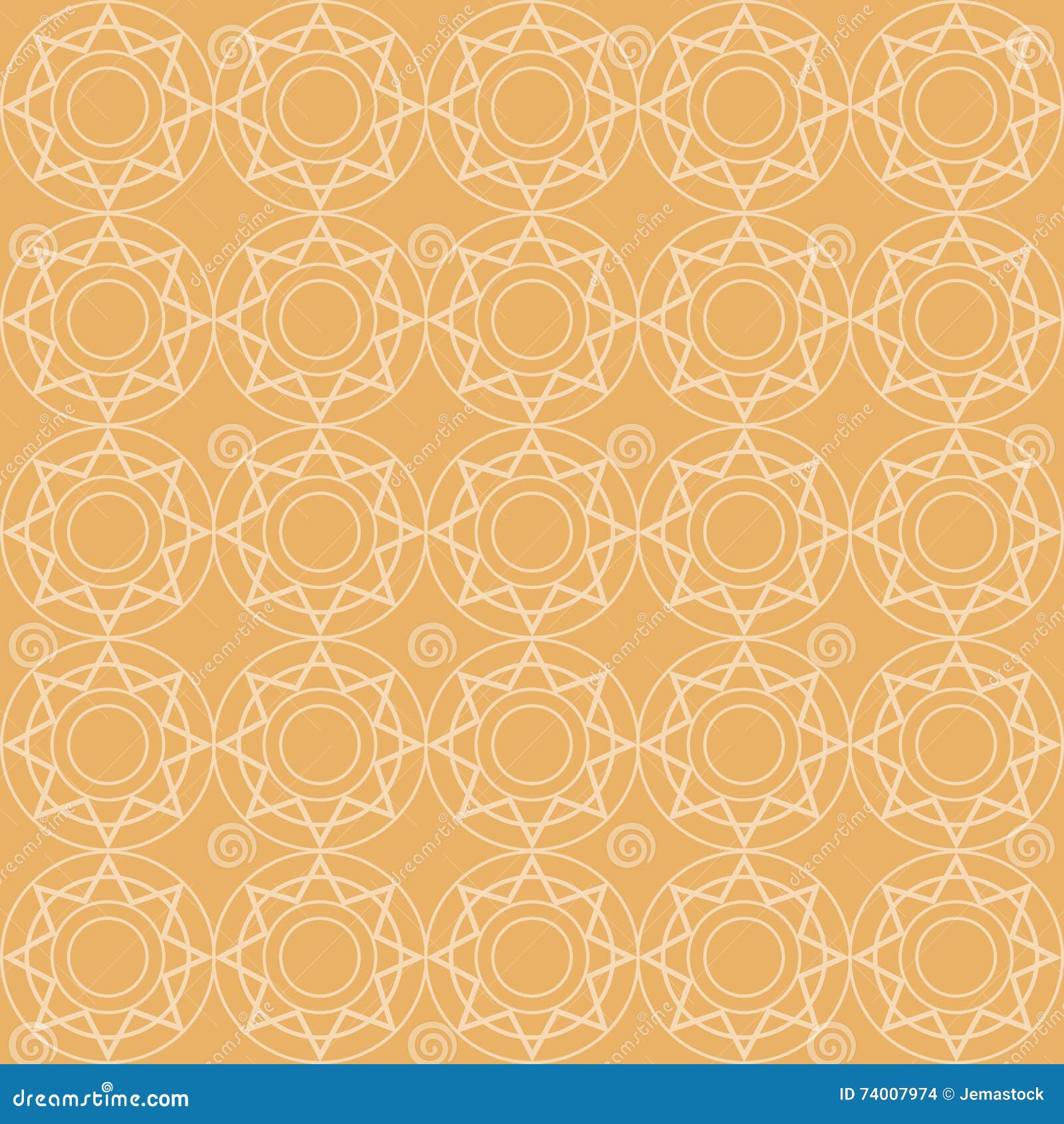 Orange Geometric Background Patterns Icon Stock Illustration ...