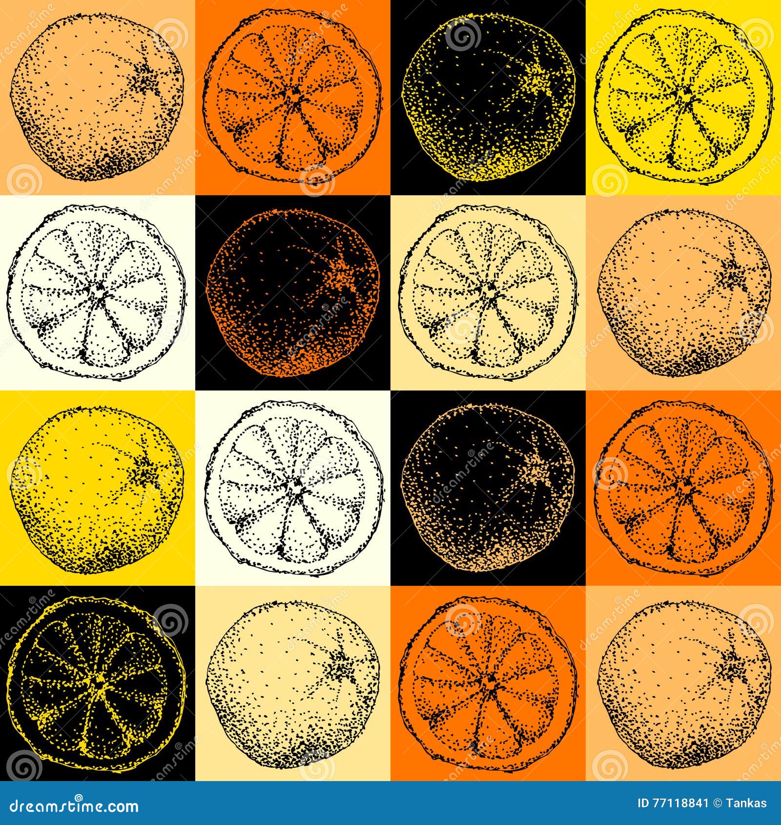 Orange Geometric Background Stock Vector - Illustration of orange ...