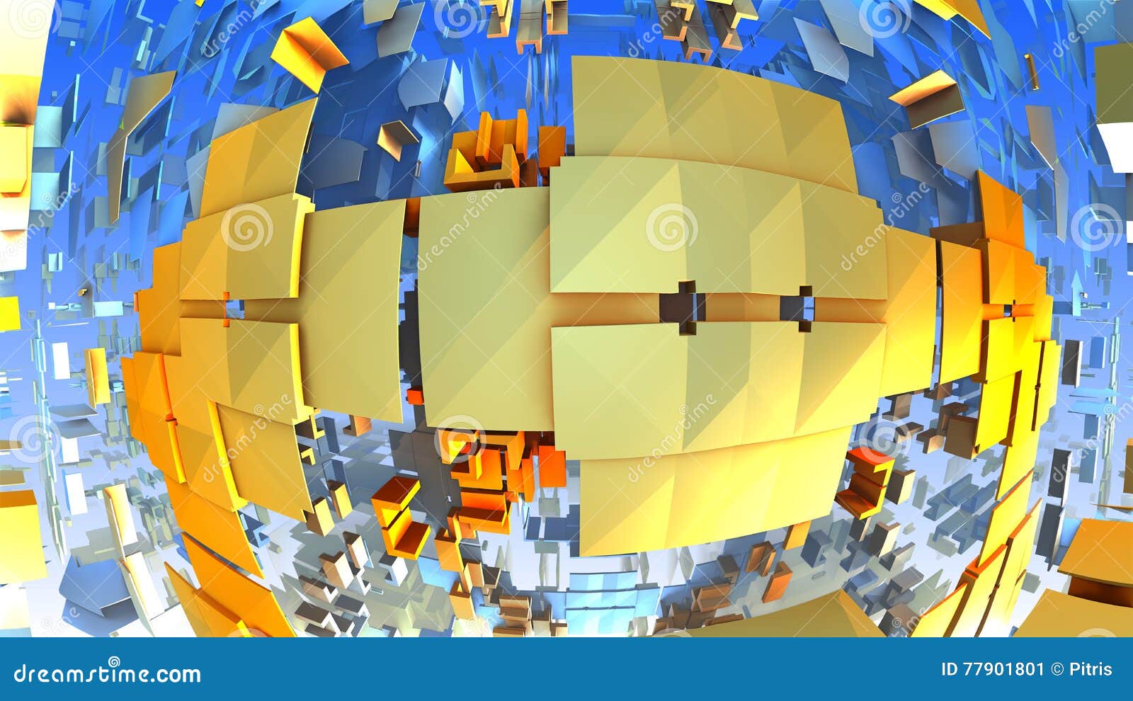 3D Shapes Floating Colorful Fluids In Weightlessness Stock Photography ...