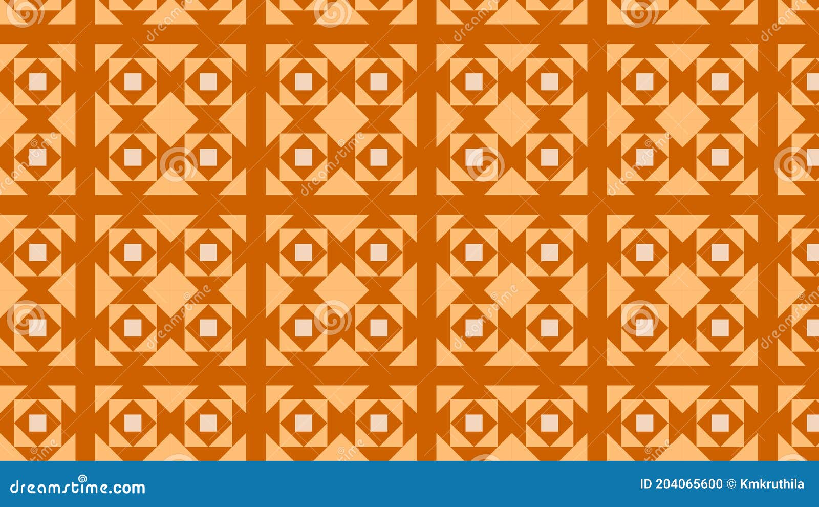 Orange Geometric Square Pattern Background Vector Graphic Stock ...