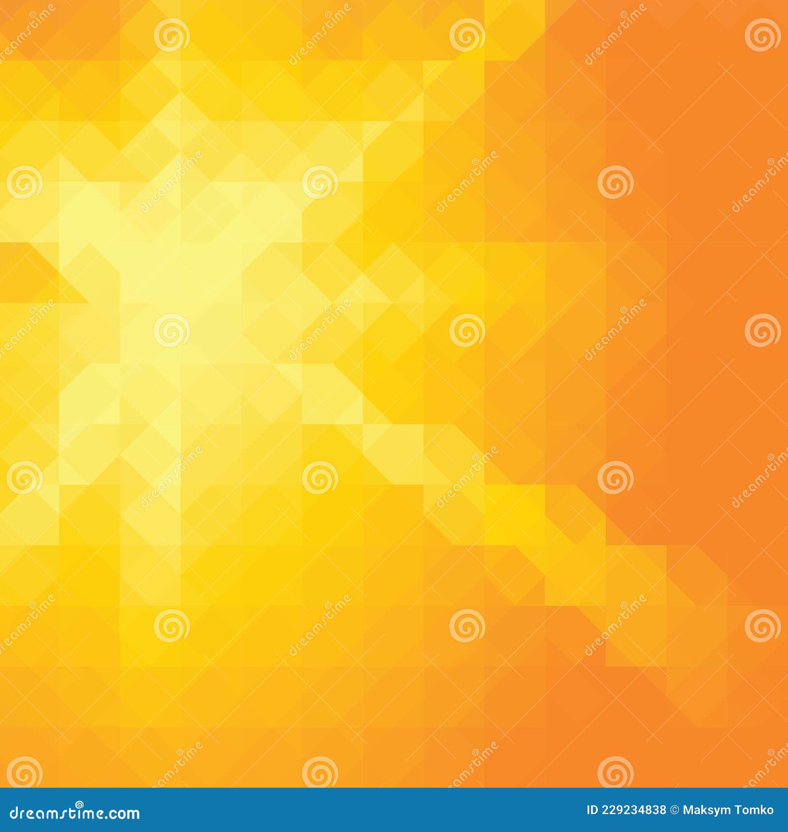 Orange Geometric Vector Background. Modern Illustration. Eps 10 Stock ...