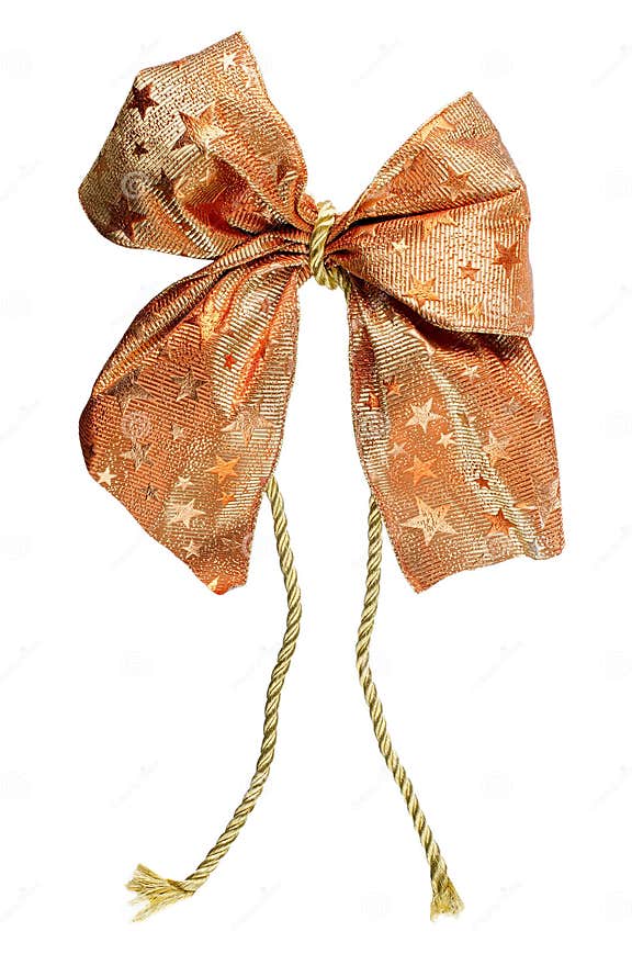 Orange gift ribbon bow stock photo. Image of future, packaging - 27040738