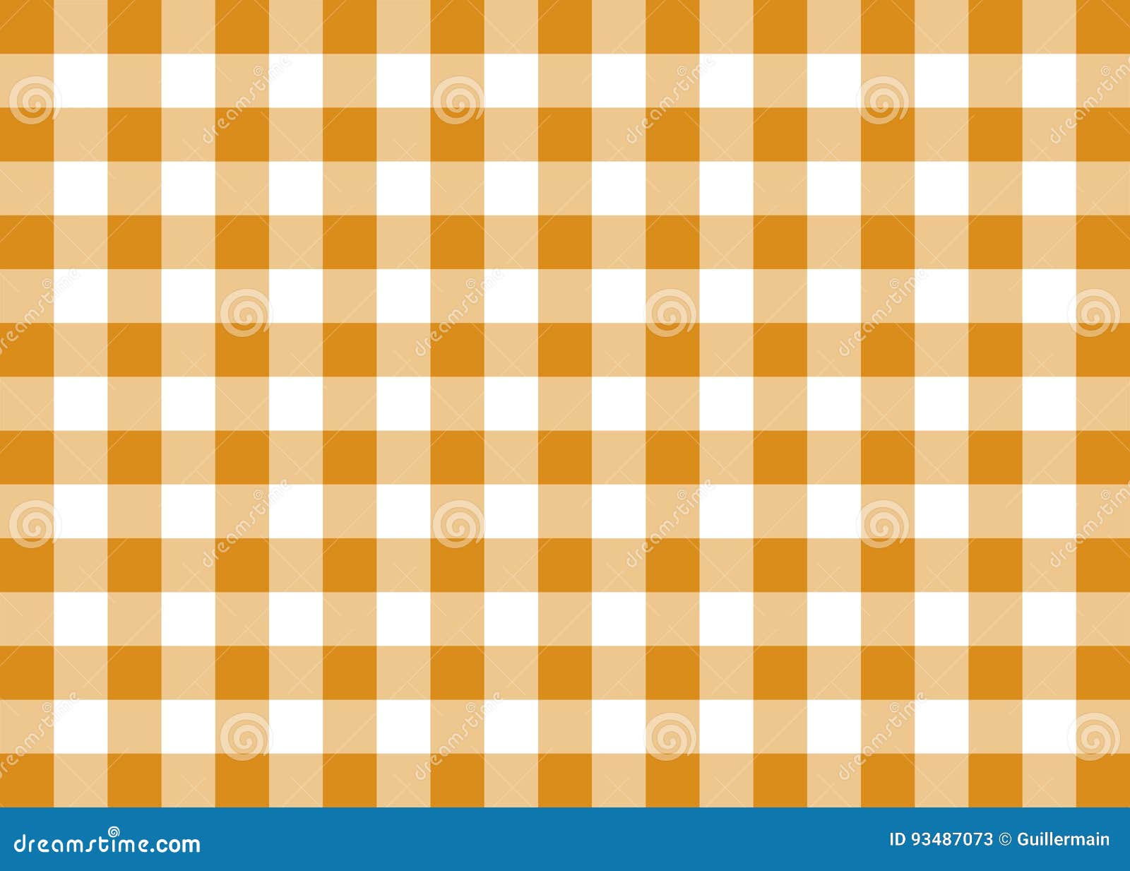 Orange Gingham Pattern Background Stock Illustration - Illustration of ...