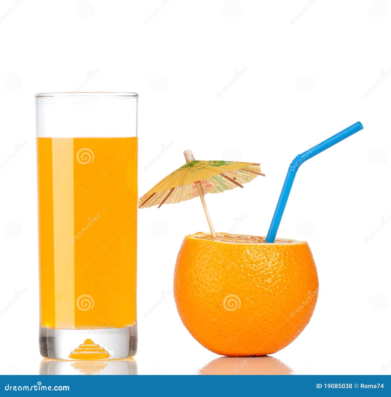 Orange and glass of juice stock photo. Image of fruit - 19085038