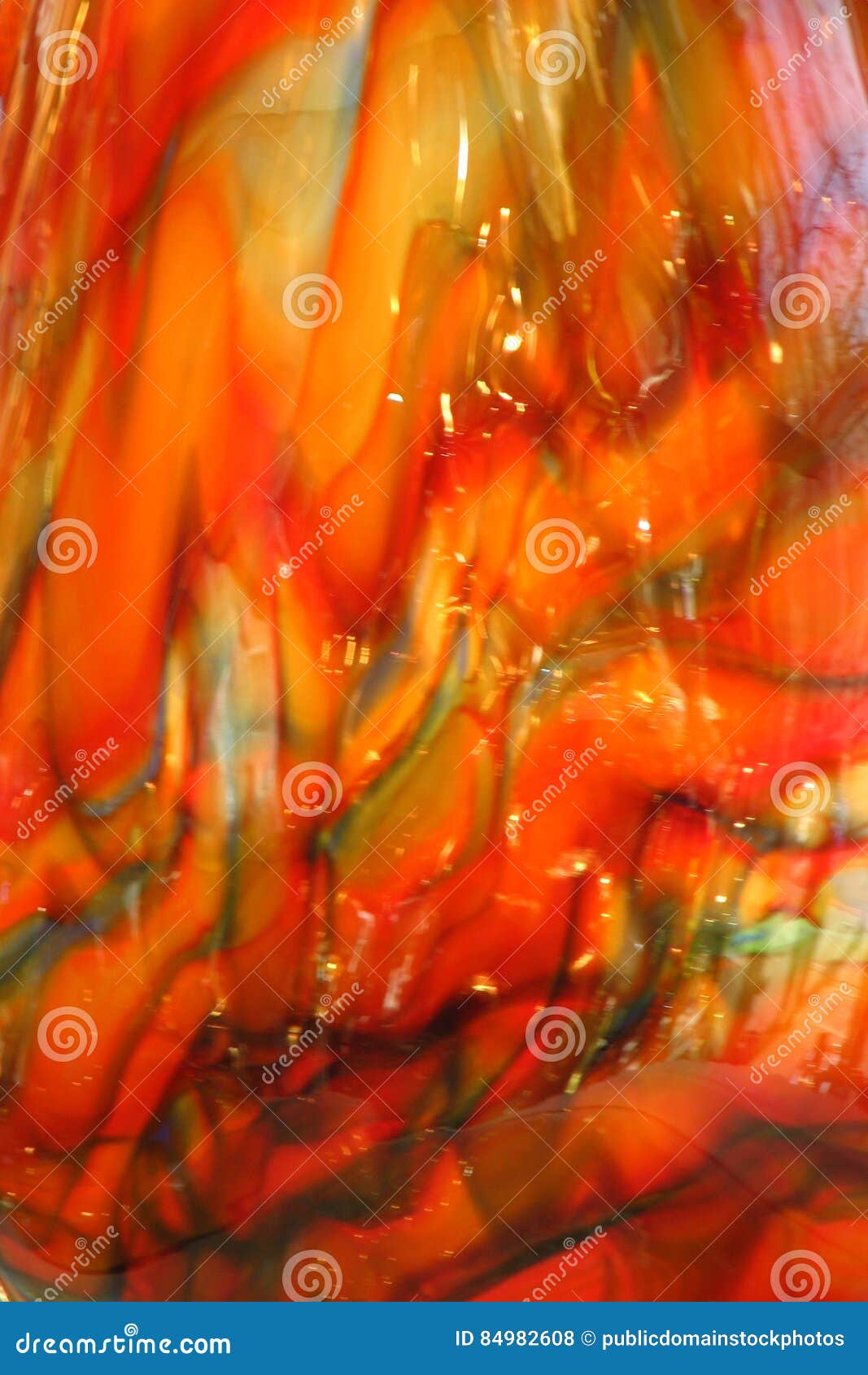 Orange Glass Texture Picture. Image: 84982608