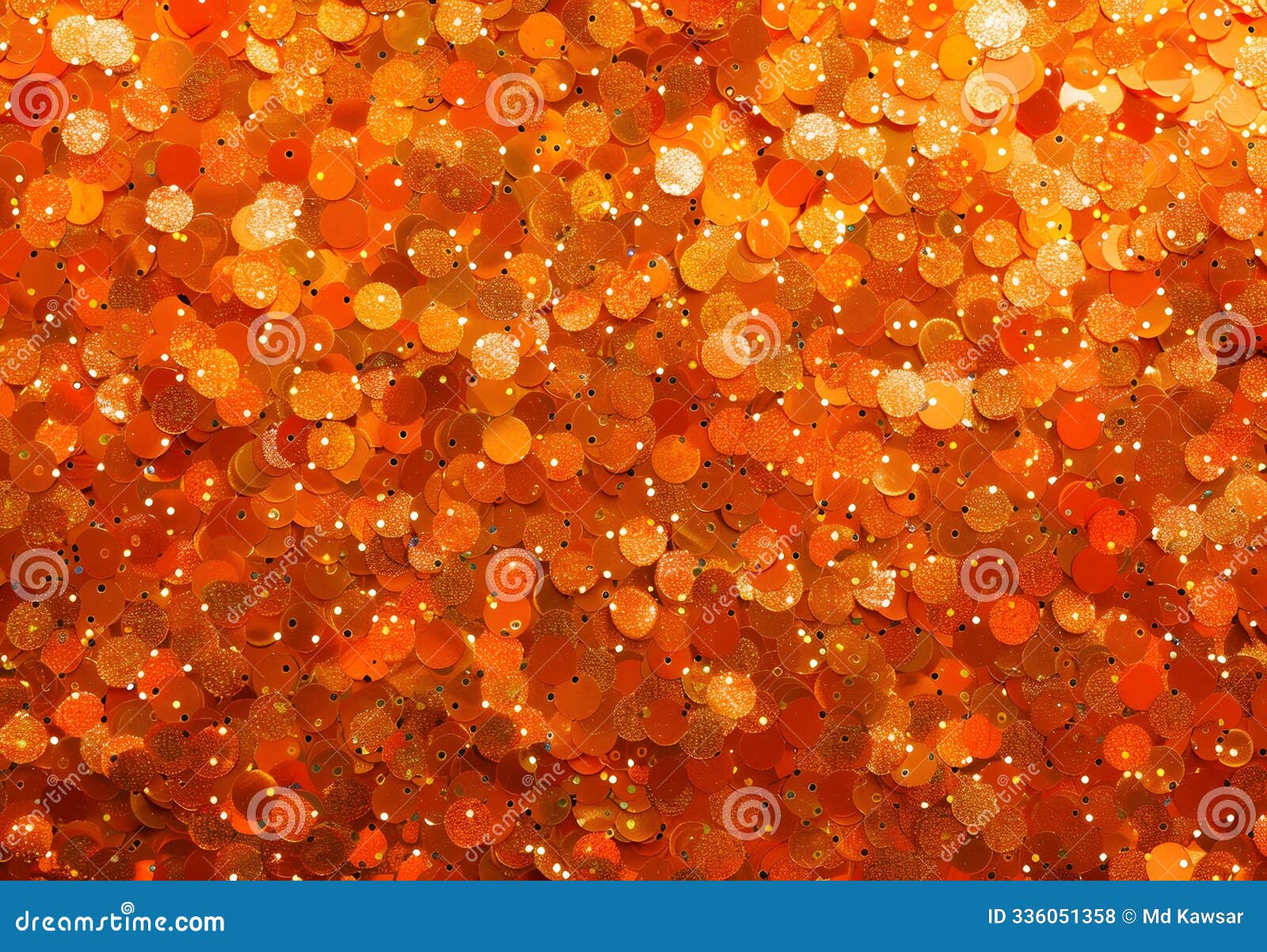 Orange Glitter Texture Background - Sequins Pattern Stock Illustration ...