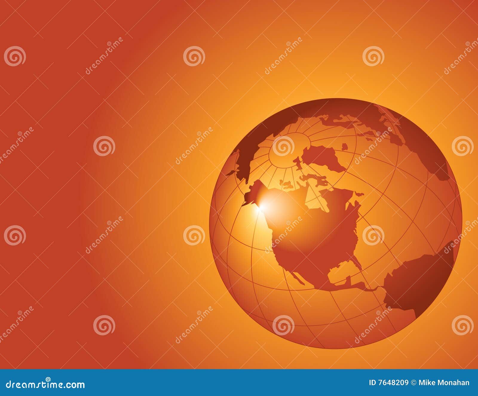 Orange global background stock vector. Illustration of generated - 7648209