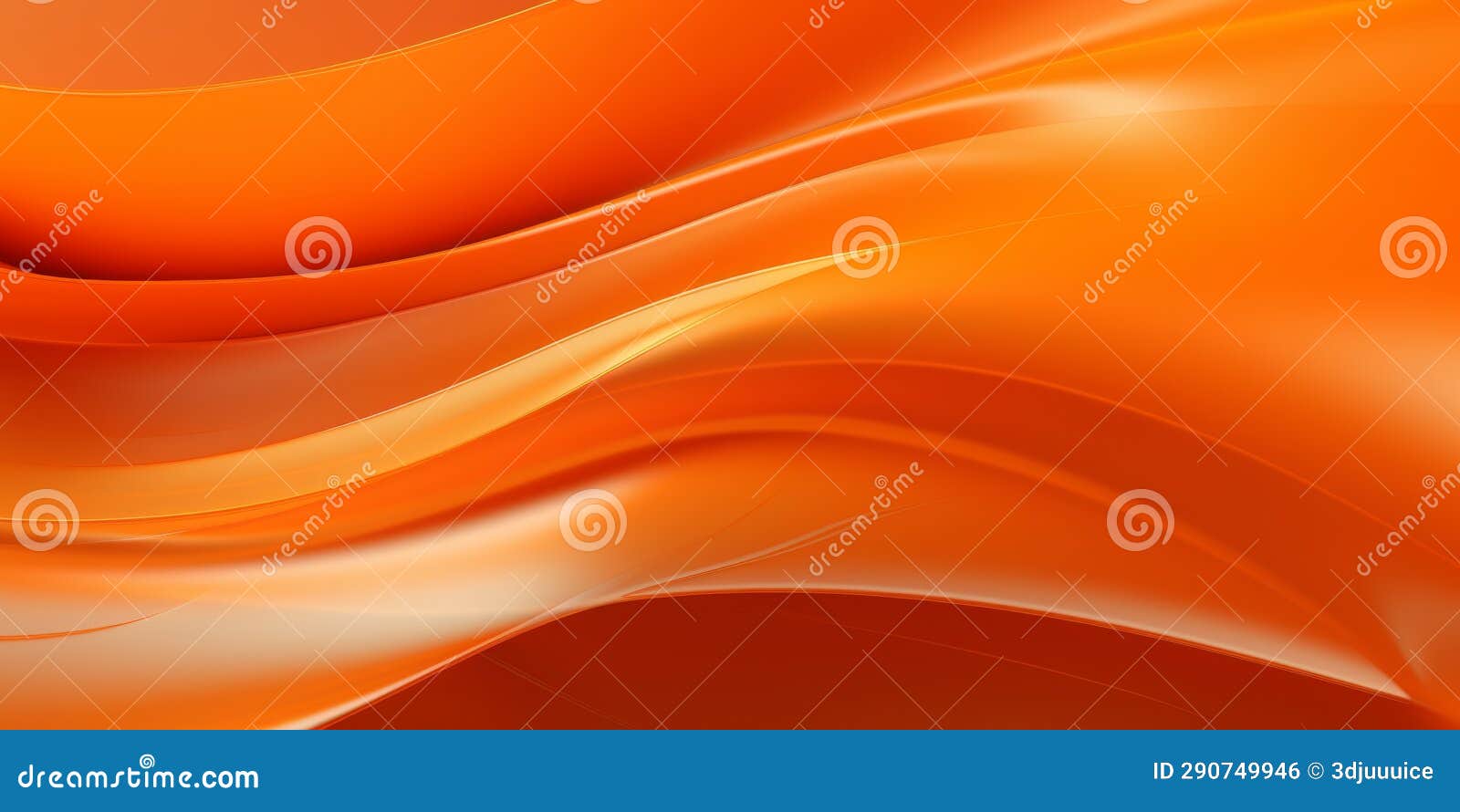Orange Glossy Surface Creative Abstract Wavy Texture. Stock ...