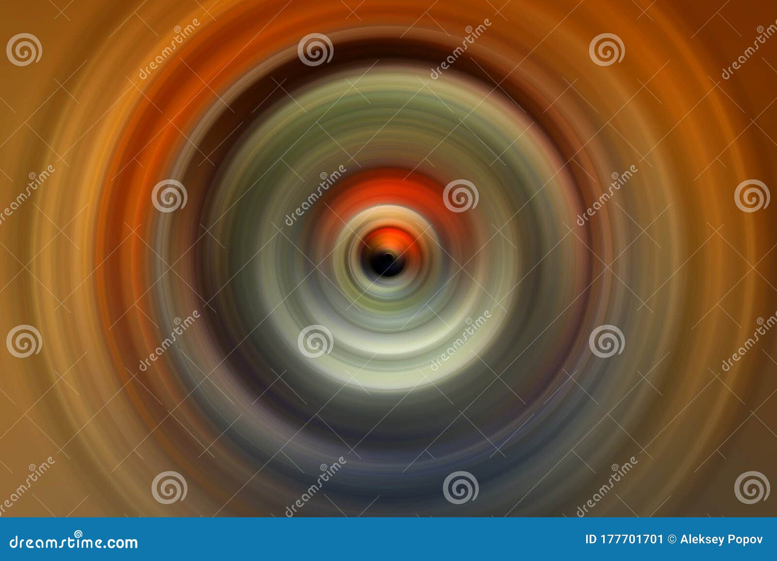 Orange Glowing Circle. Glowing Abstract Texture Stock Illustration ...