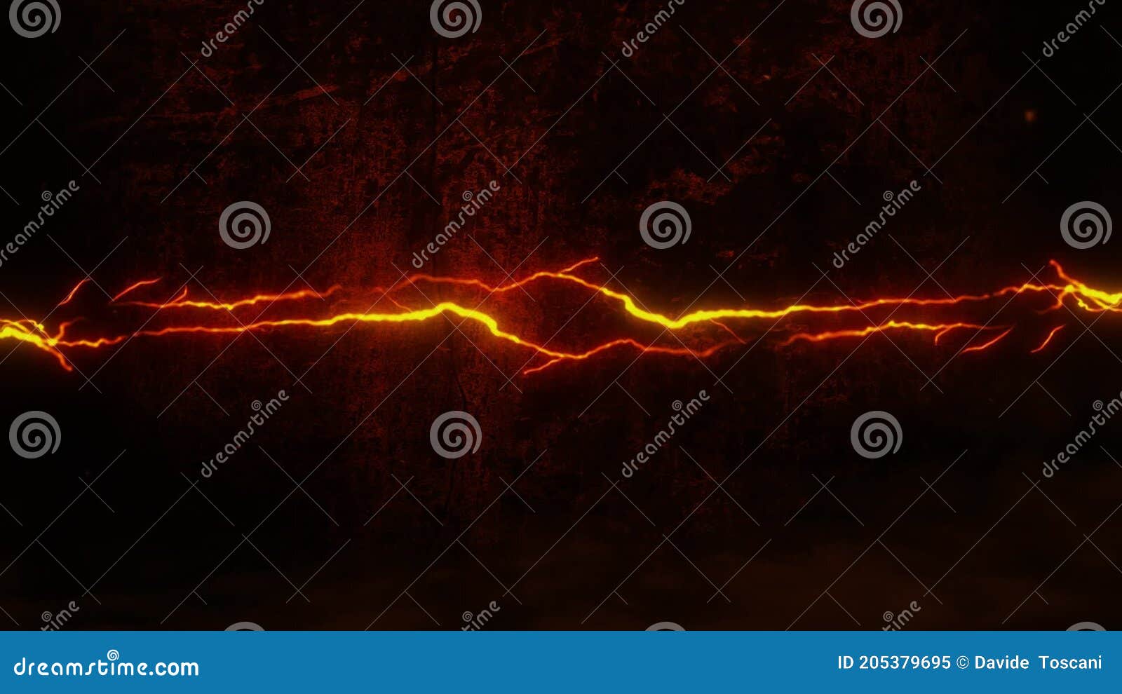 Orange Glowing Lightning Thunderbolt Intro Logo Motion Background Stock ...