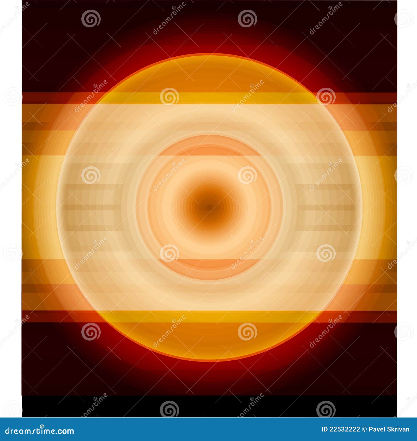 Orange glowing ring stock illustration. Illustration of backdrop - 22532222
