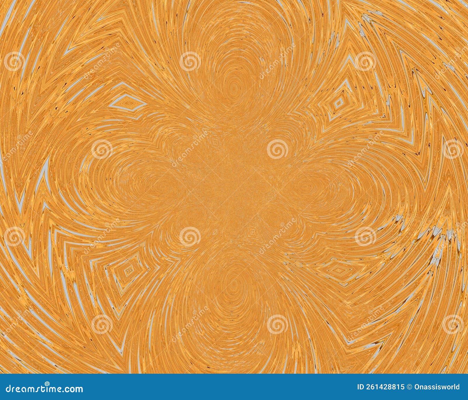 Orange Gold Abstract Background Blurs Stock Illustration - Illustration ...