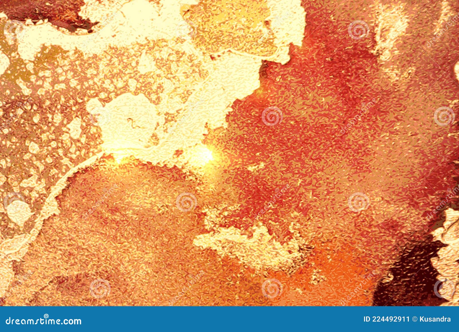 Orange and Gold Abstract Marble Pattern with Sparkles Stock Image ...