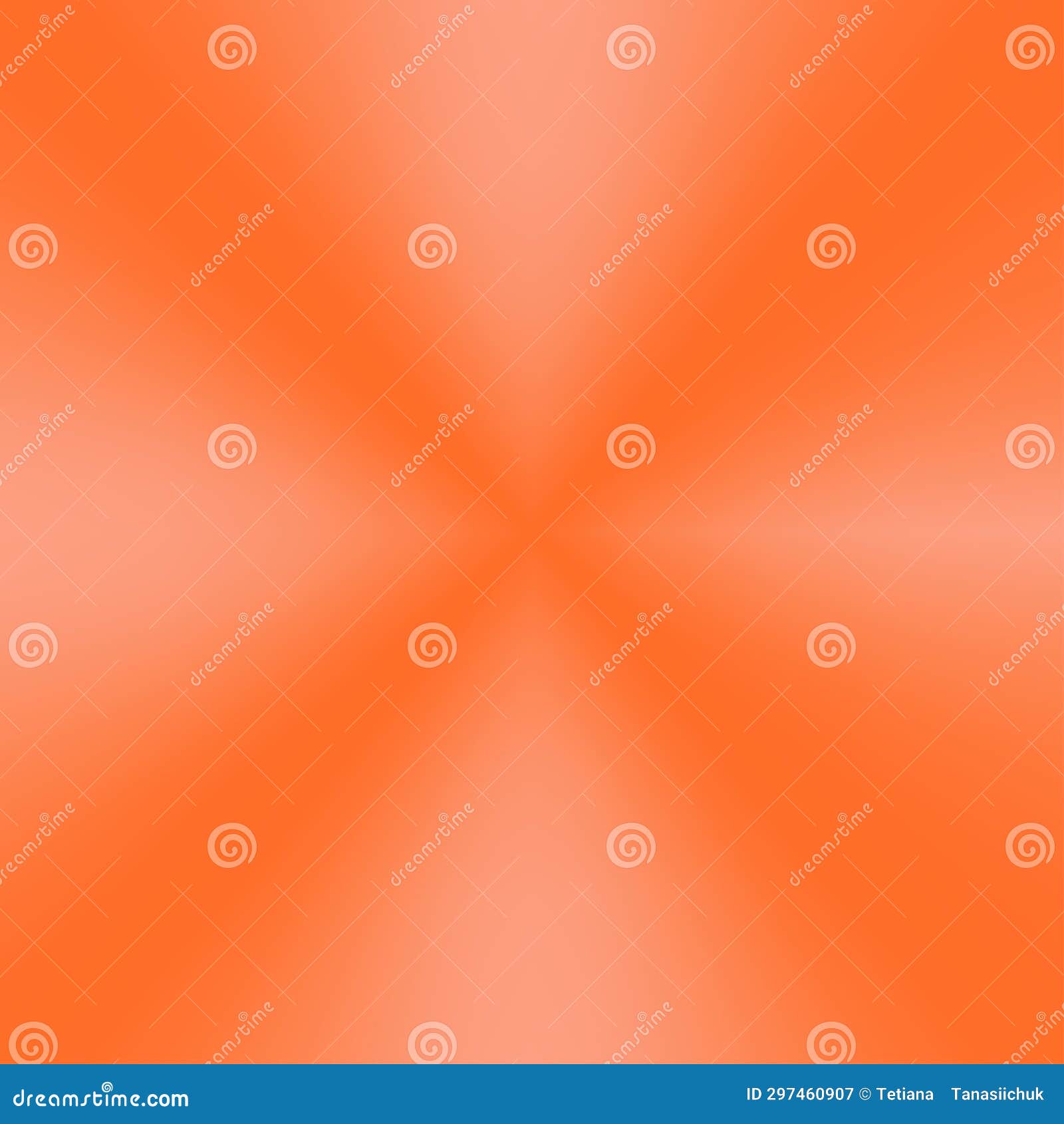 Orange Gradient Background. Light Realistic, Shiny Metallic Blank ...