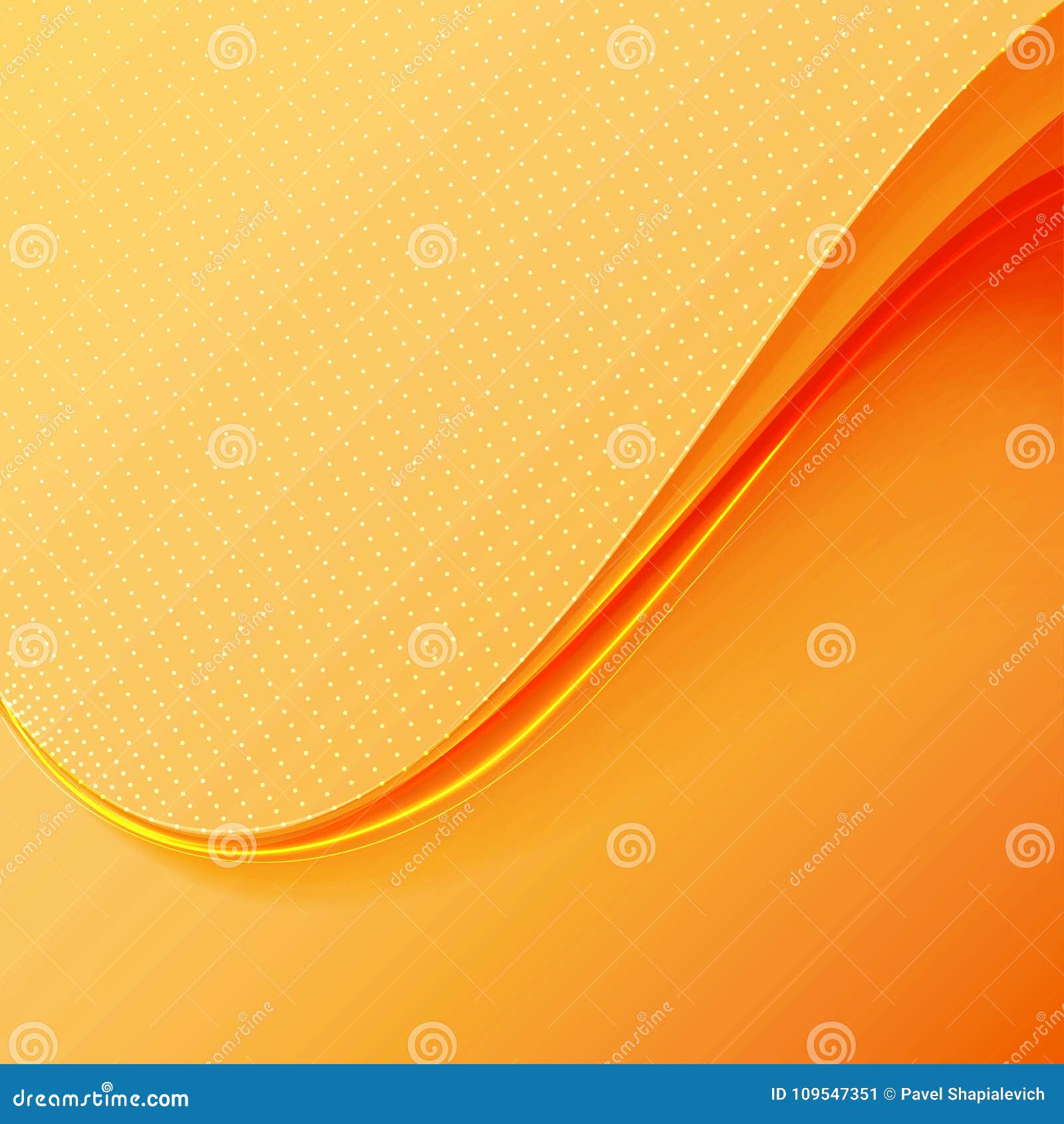 Orange wave stock vector. Illustration of futuristic - 109547351