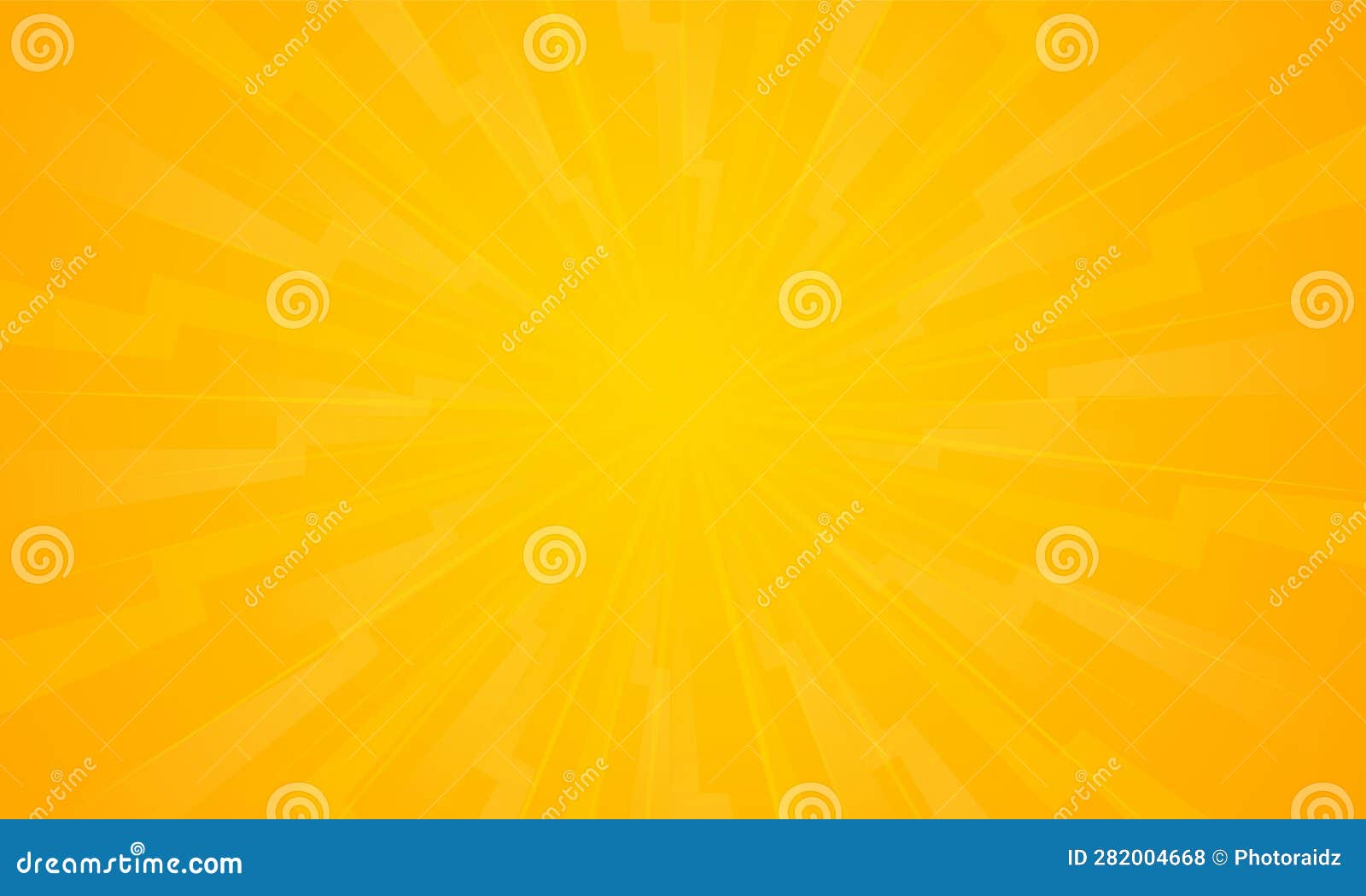 Orange Gradient Ray Burst Dot Style Background Stock Illustration ...