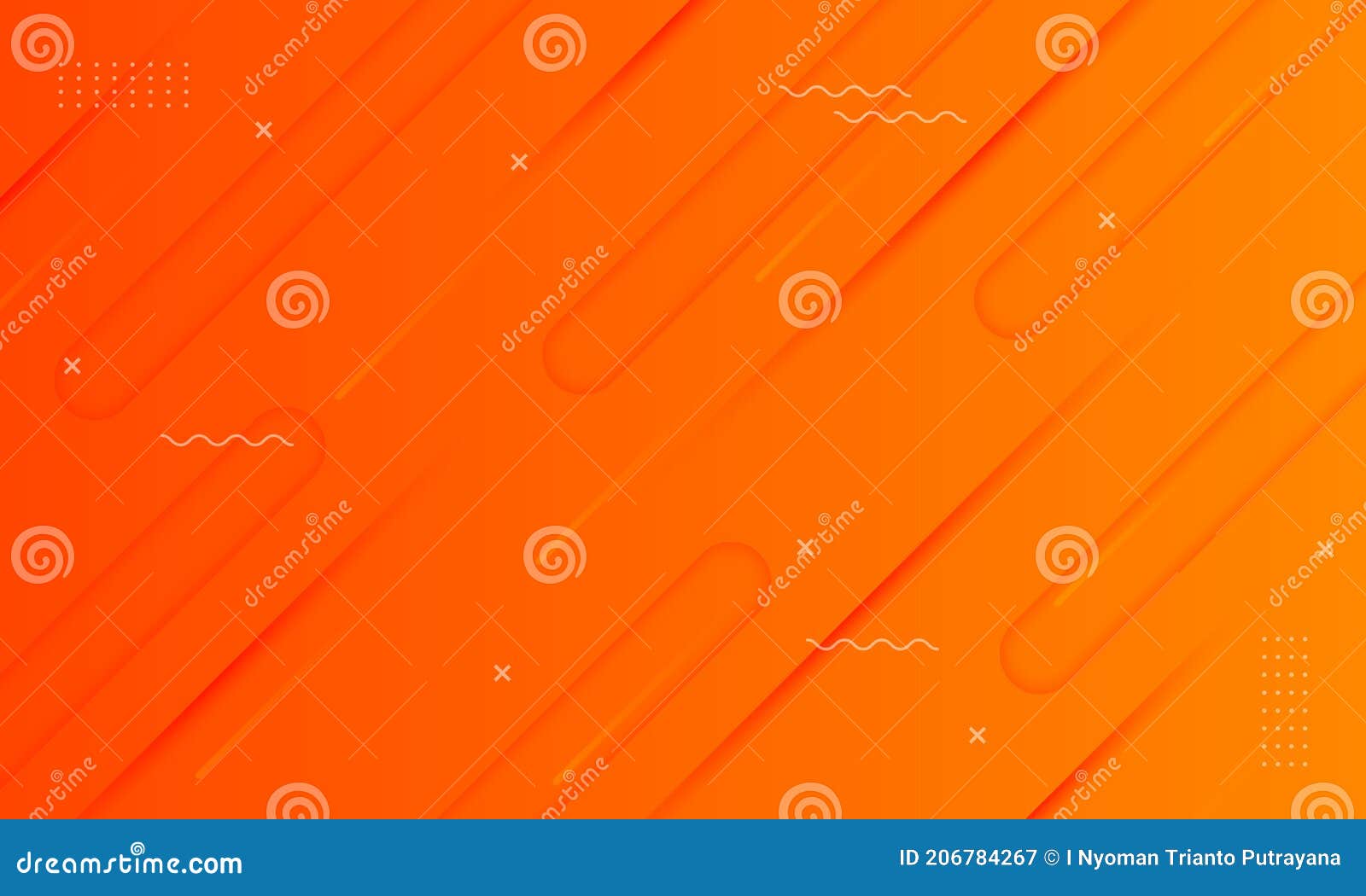 Orange Gradient Rounded Shape Shadows Background Stock Vector - Illustration of glossy, empty ...